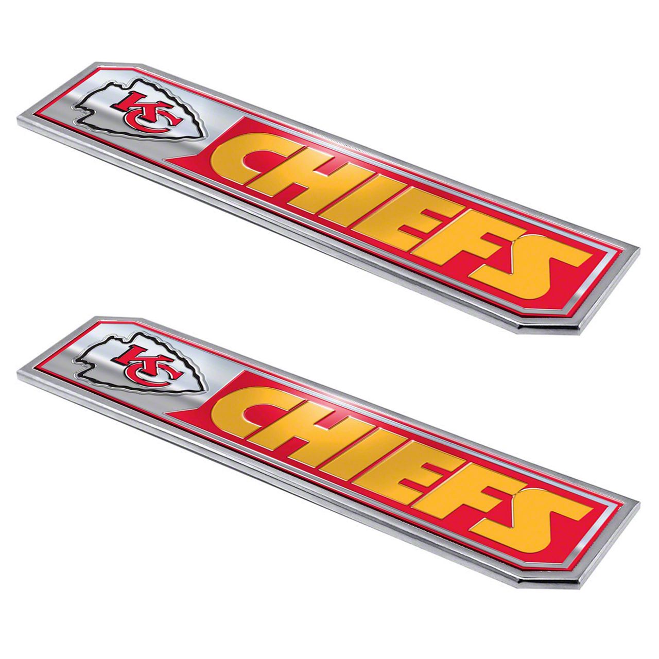 Charger Kansas City Chiefs Embossed Emblems; Red (Universal; Some ...