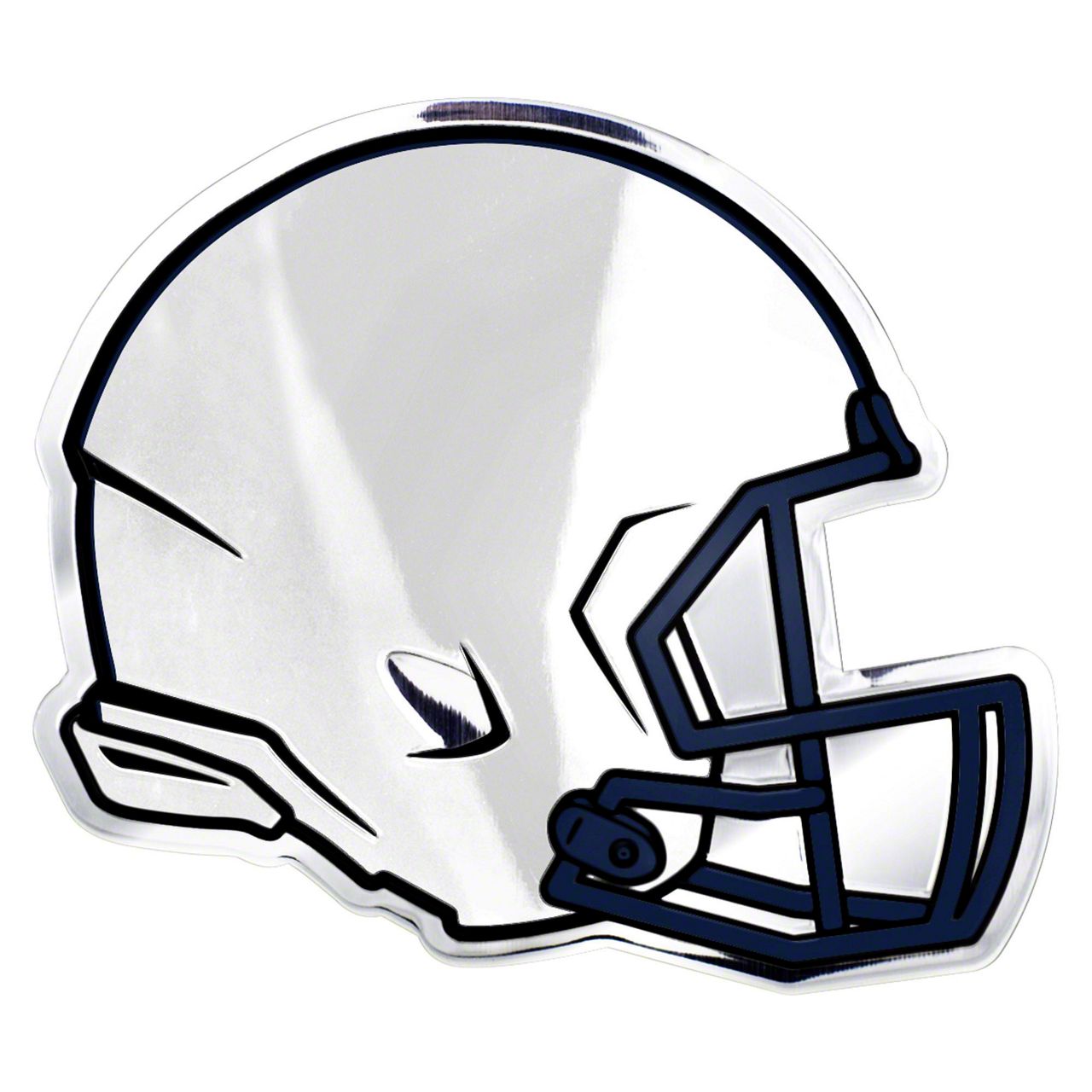 Charger Penn State University Embossed Helmet Emblem; White (Universal ...