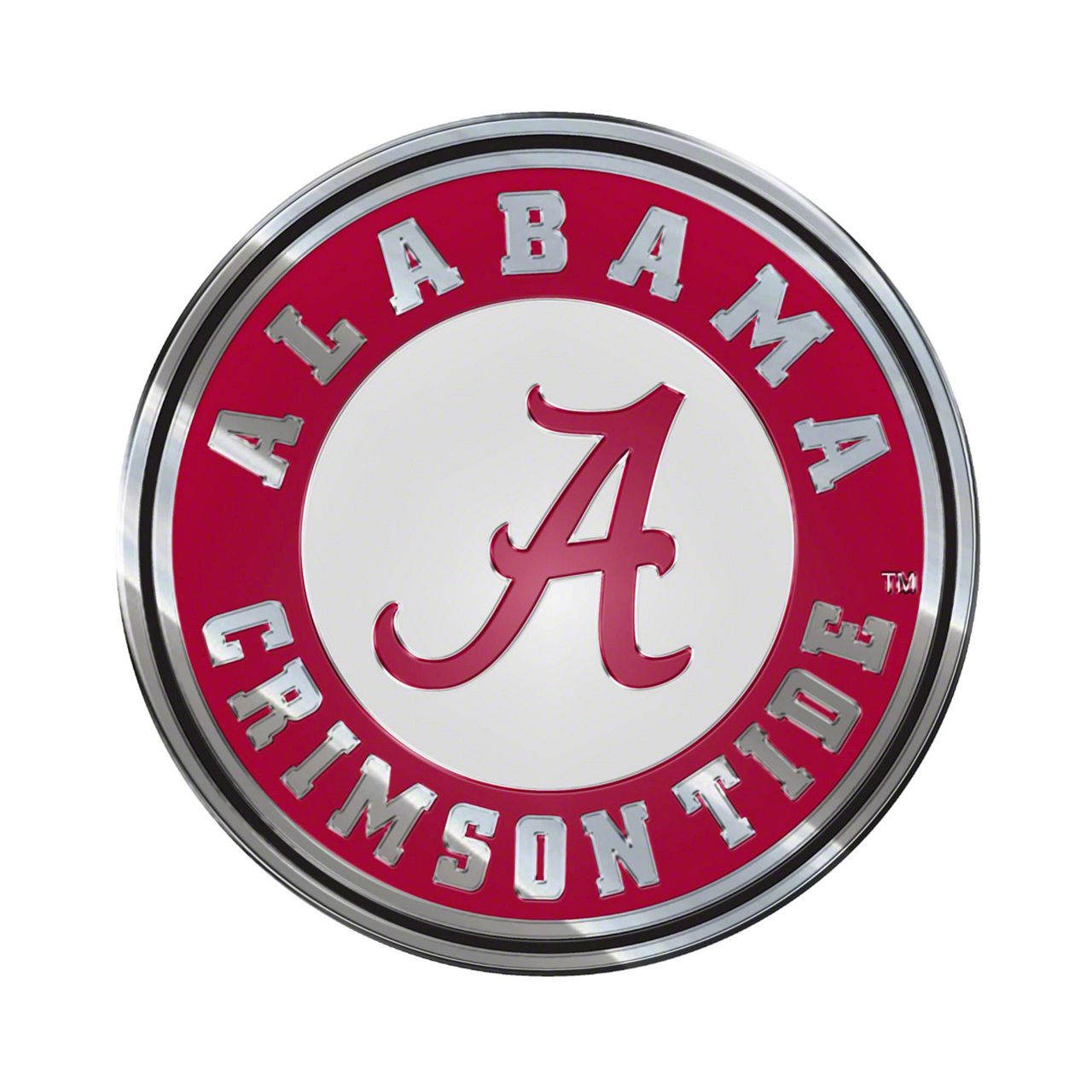 Charger University of Alabama Embossed Emblem; Red (Universal; Some ...