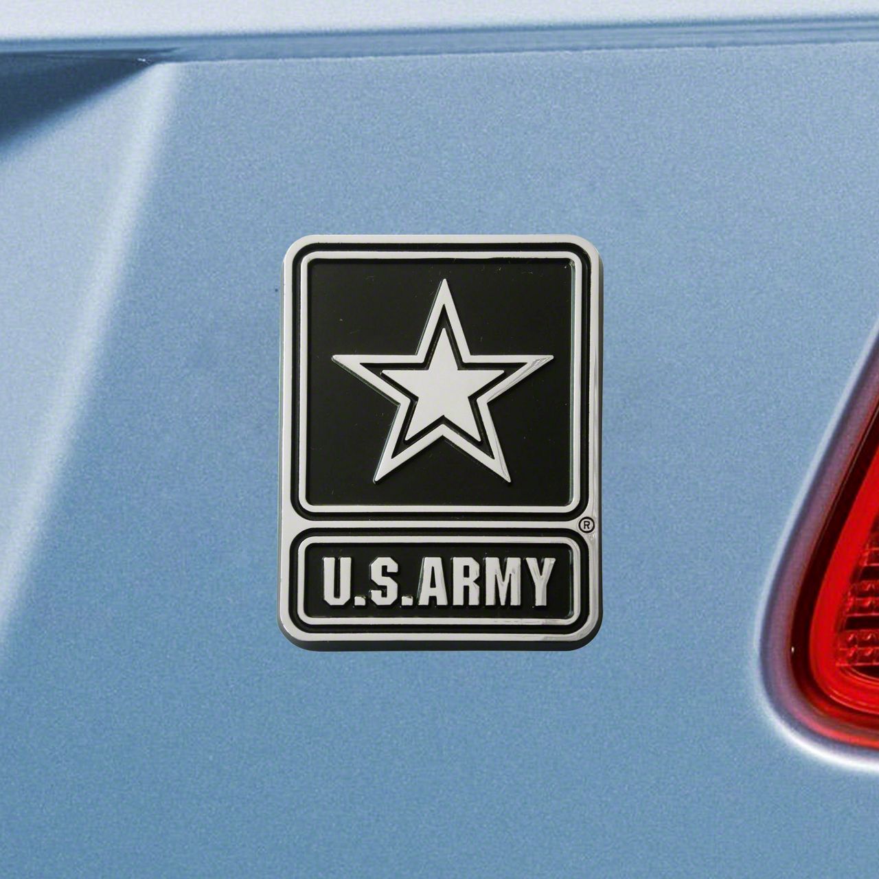 Charger U.S. Army Emblem; Chrome (Universal; Some Adaptation May Be ...