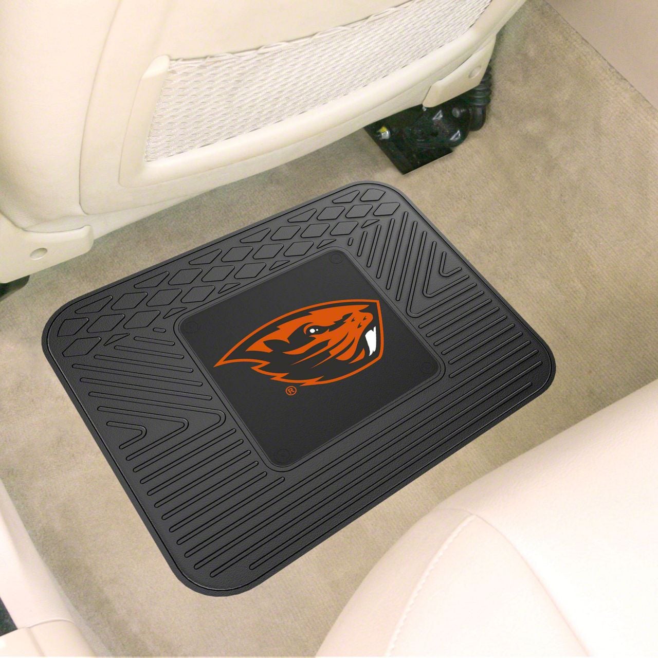Charger Utility Mat with Oregon State University Logo; Black (Universal ...