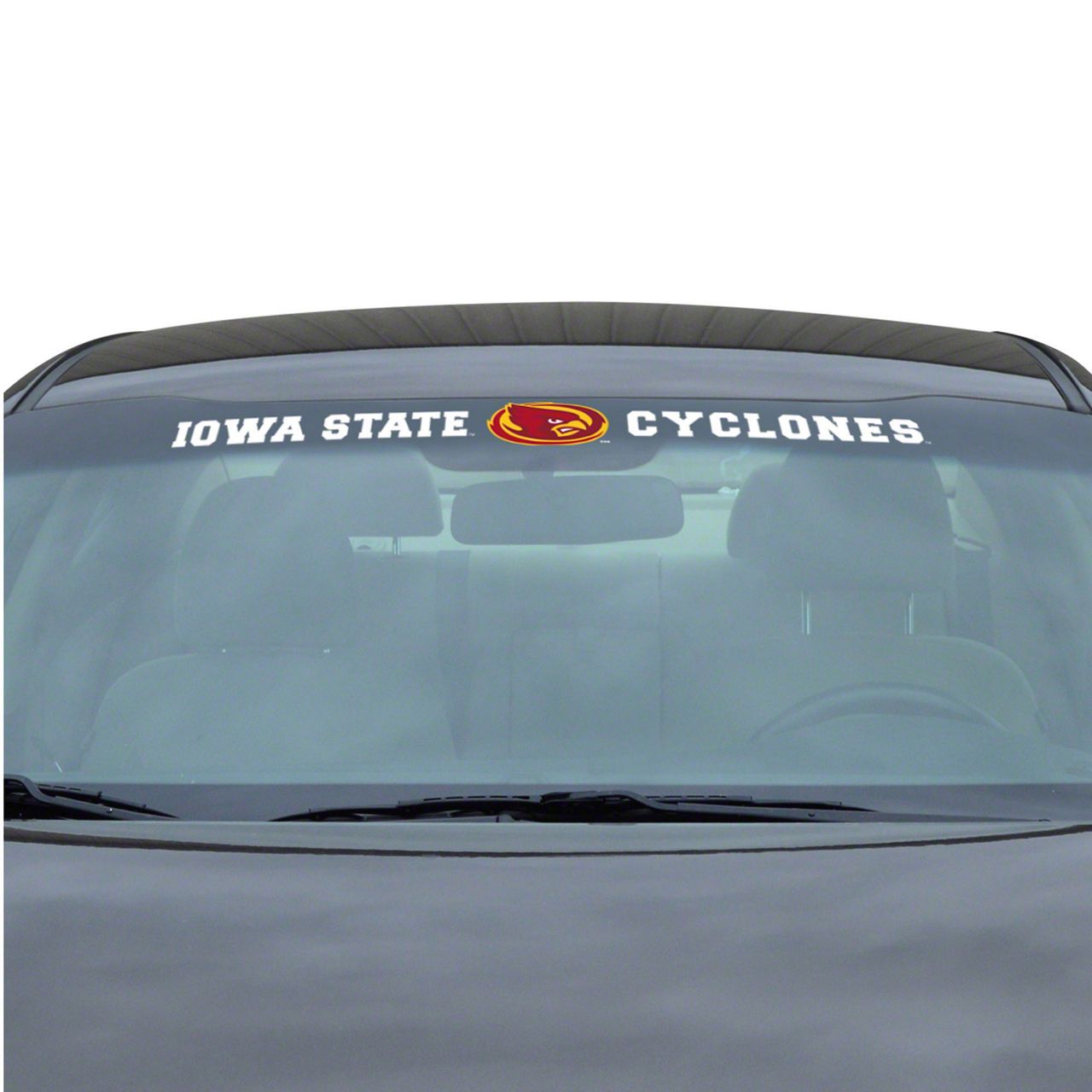 Charger Windshield Decal with Iowa State University Logo; White ...