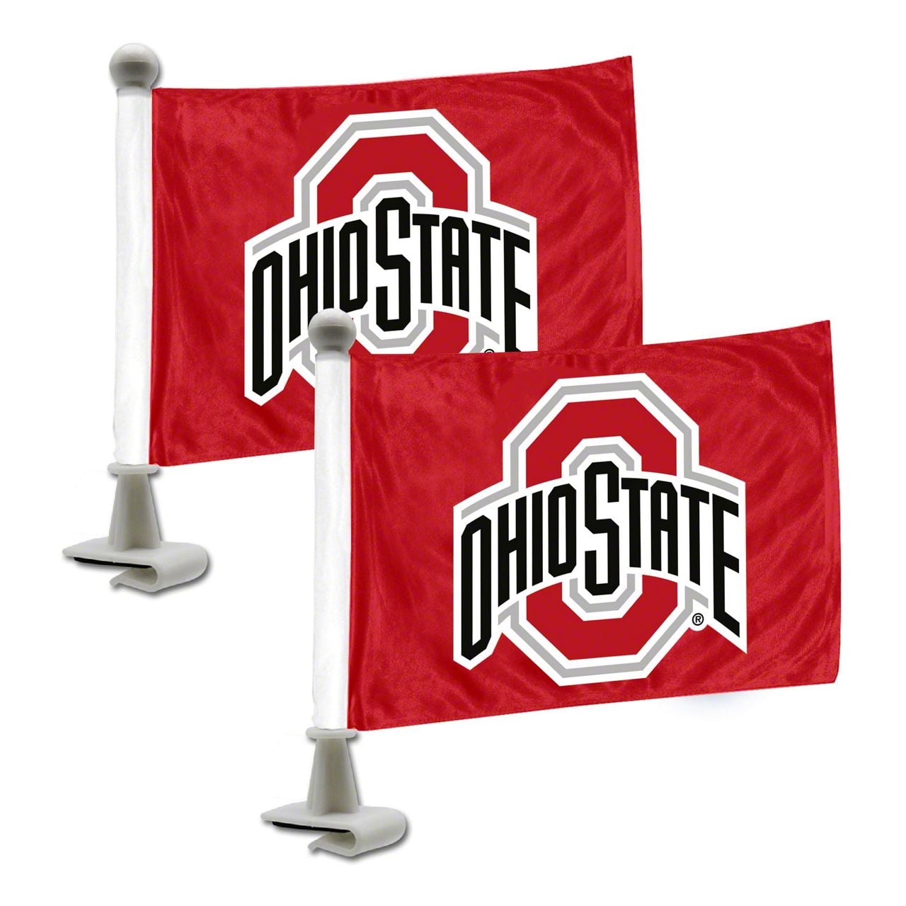 Mustang Ambassador Flags with Ohio State University Logo; Red ...