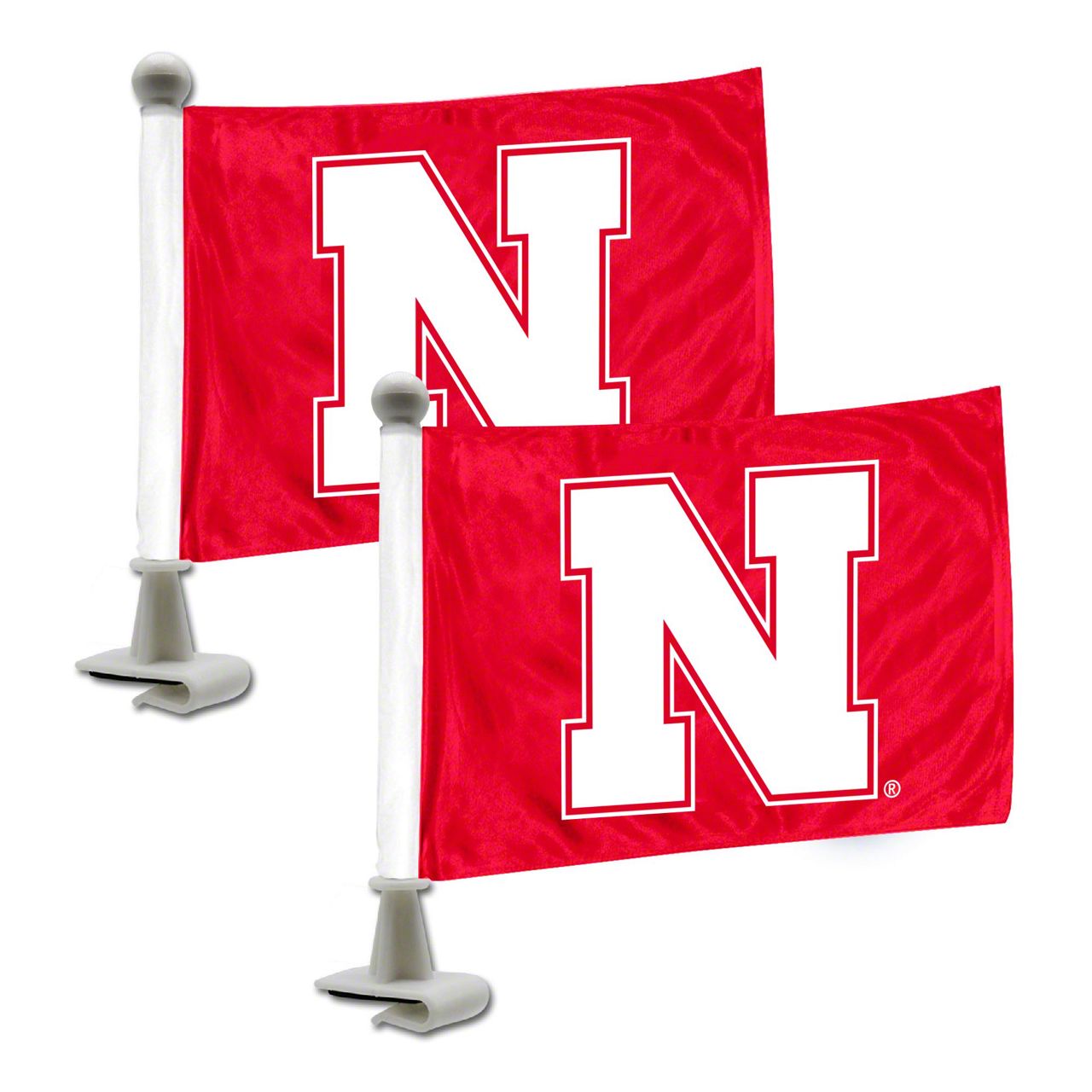 Mustang Ambassador Flags with University of Nebraska Logo; Red ...