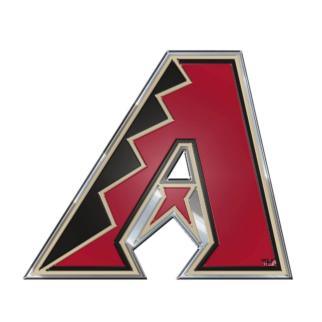 Mustang Arizona Diamondbacks Embossed Emblem; Red (Universal; Some ...