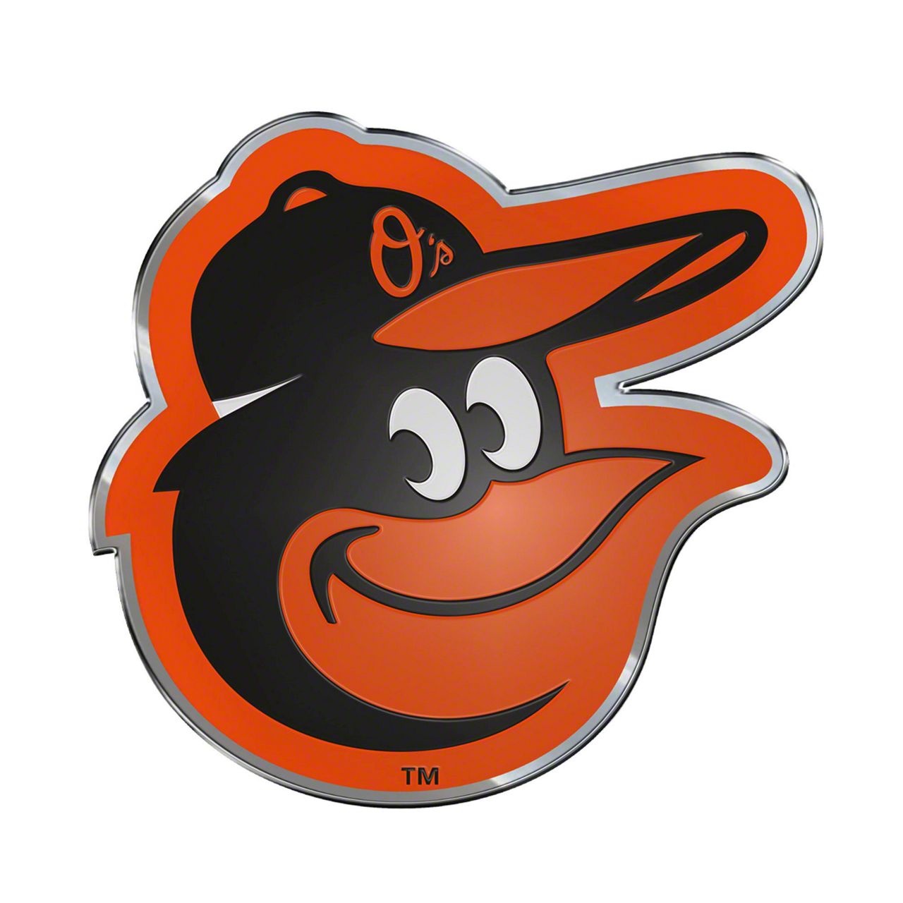 Mustang Baltimore Orioles Embossed Emblem; Orange (Universal; Some ...