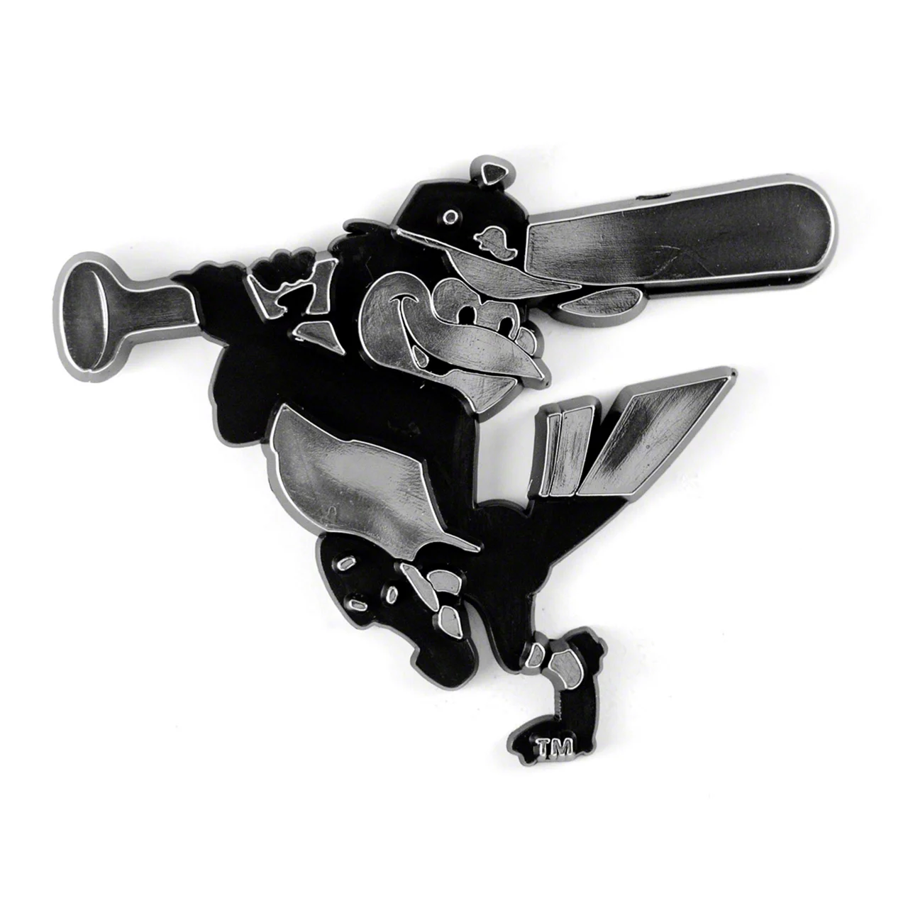 Mustang Baltimore Orioles Molded Emblem; Chrome (Universal; Some ...