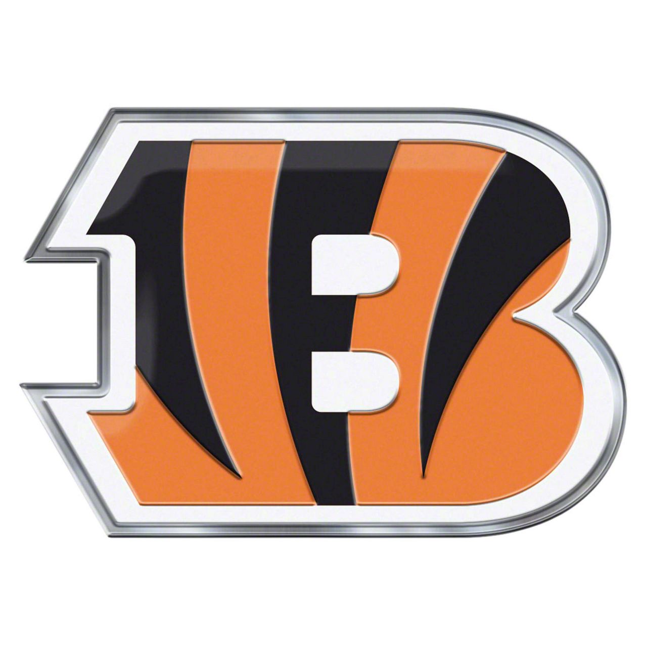 Mustang Cincinnati Bengals Embossed Emblem; Orange and Black (Universal ...