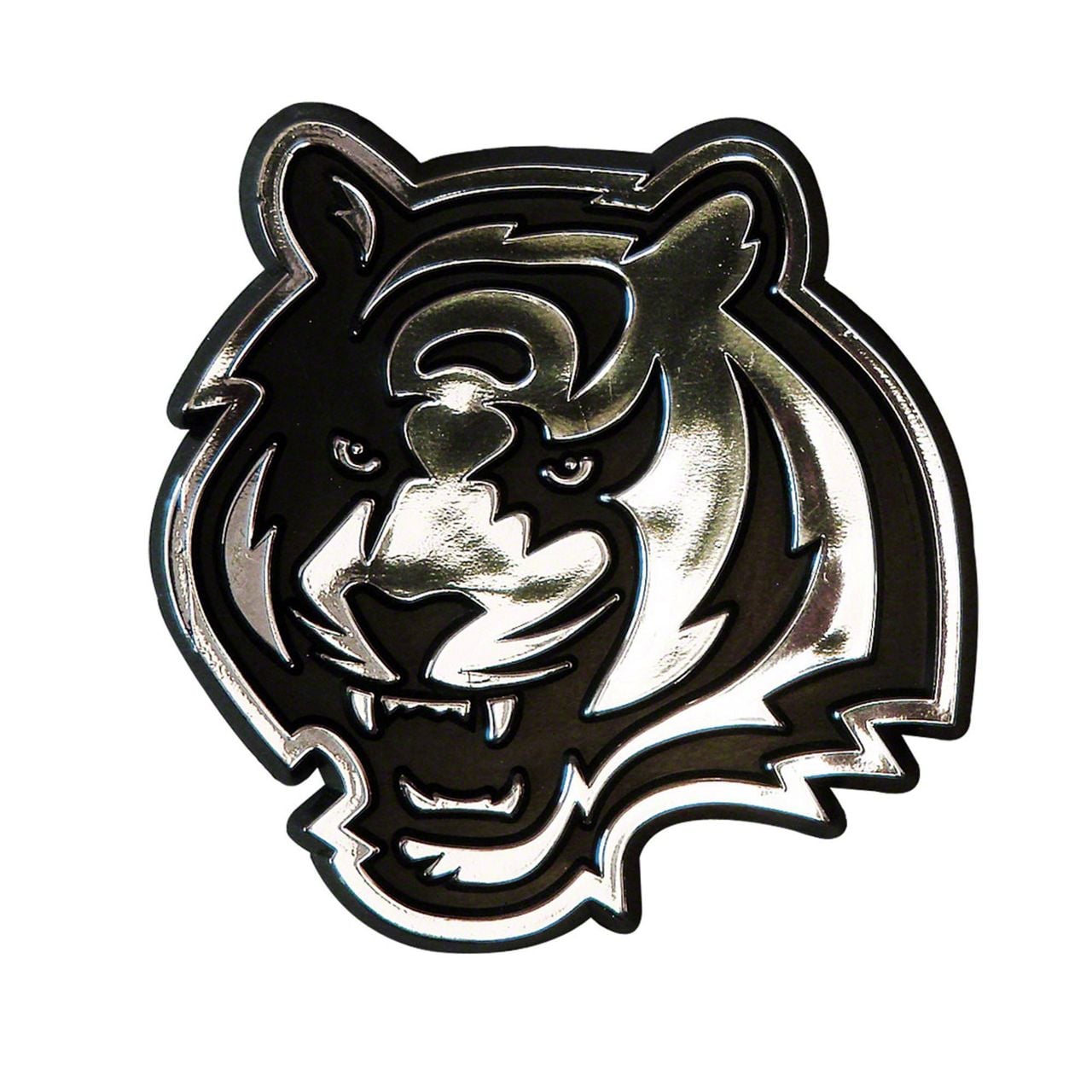 Mustang Cincinnati Bengals Molded Emblem; Chrome (Universal; Some ...