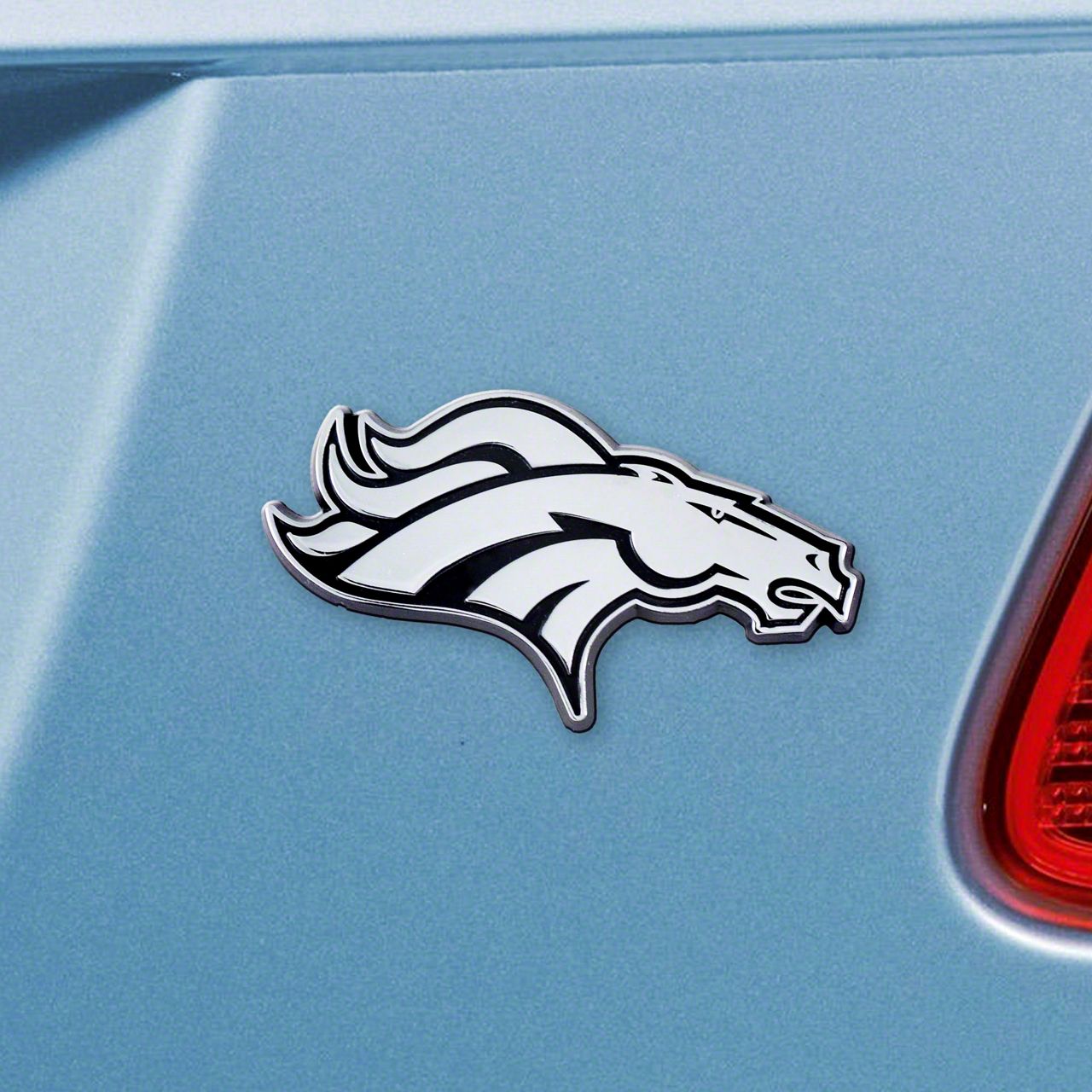 Mustang Denver Broncos Emblem; Chrome (Universal; Some Adaptation May ...