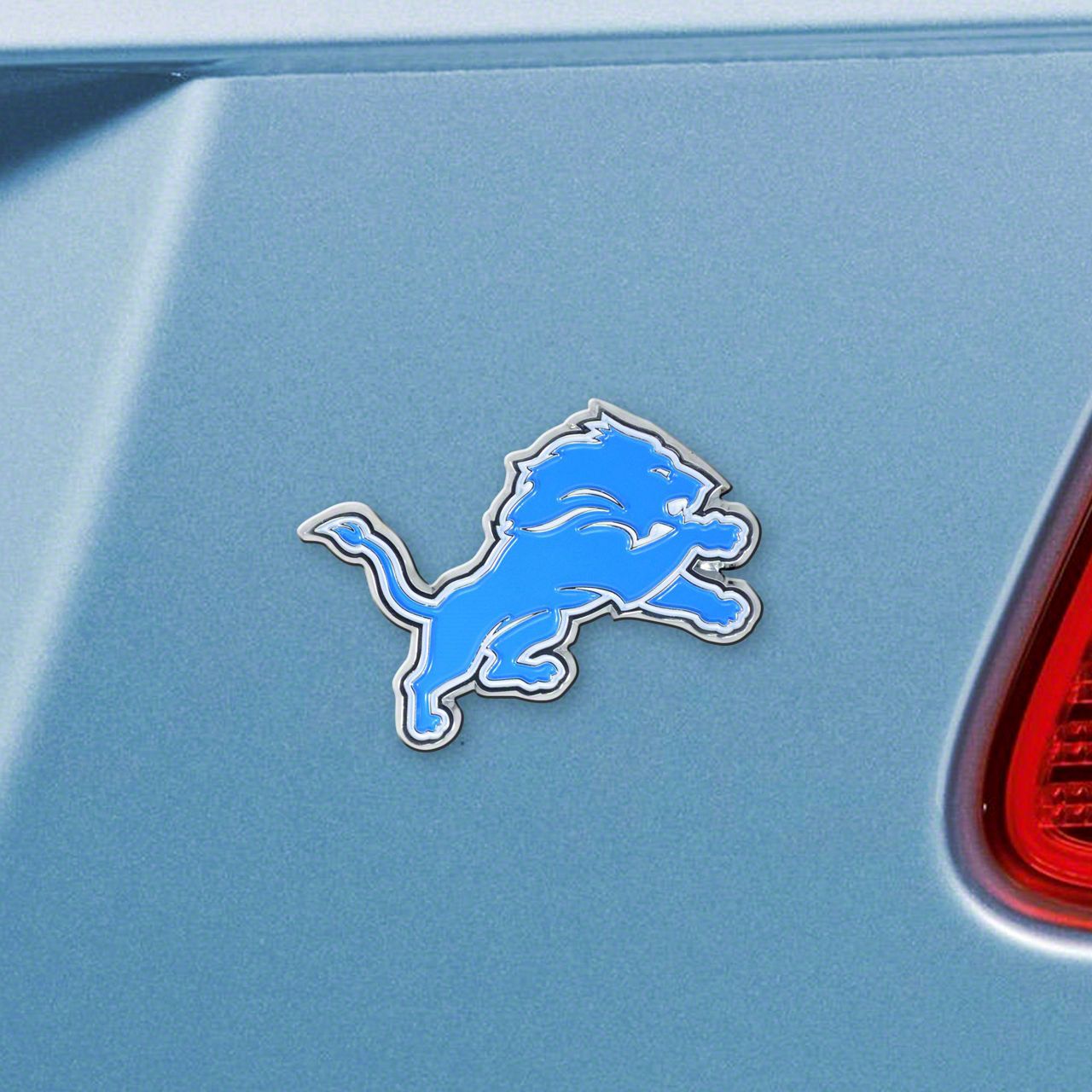 Mustang Detroit Lions Emblem; Blue (Universal; Some Adaptation May Be ...