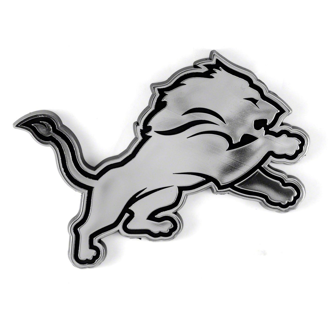 Mustang Detroit Lions Molded Emblem; Chrome (Universal; Some Adaptation ...