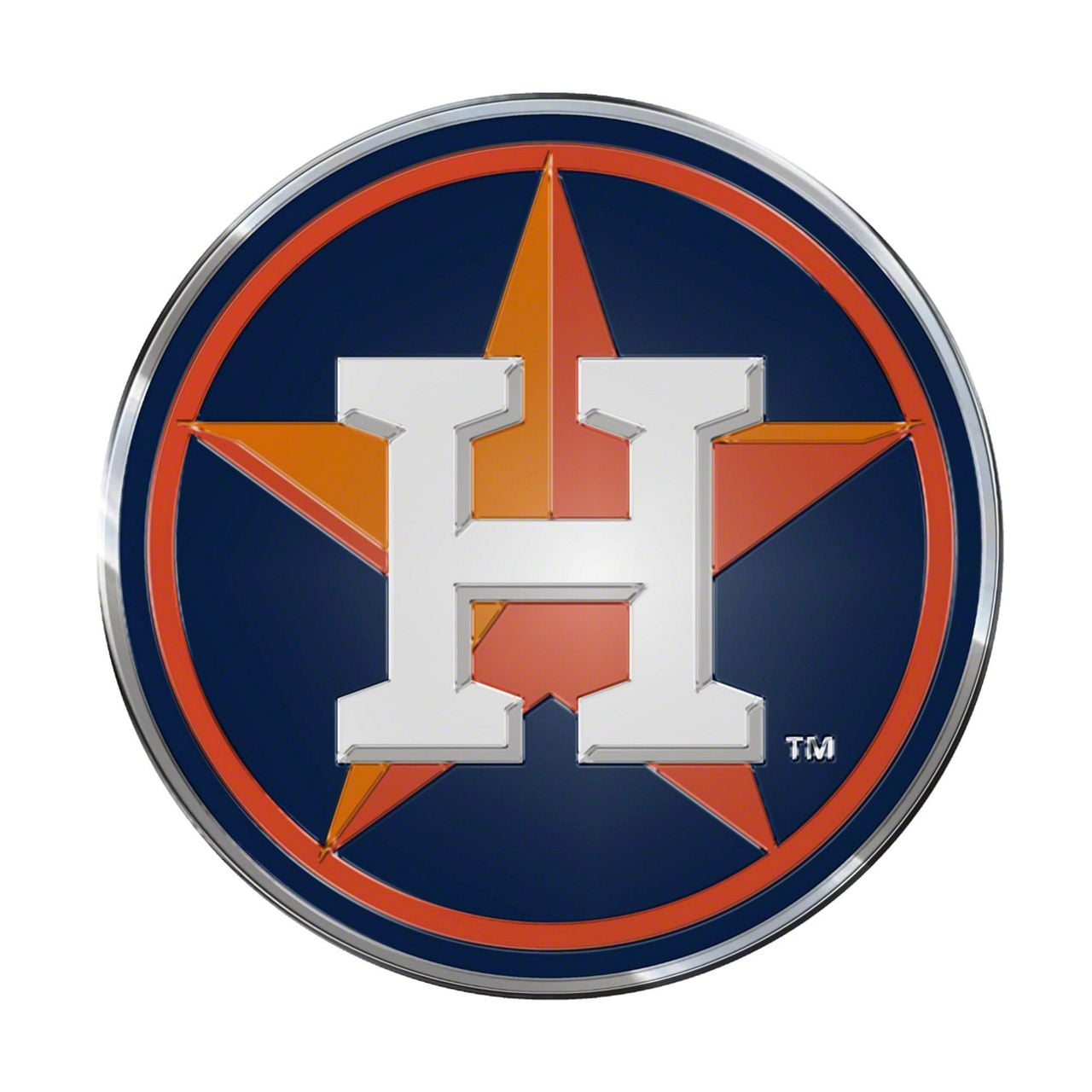 Mustang Houston Astros Embossed Emblem; Navy (Universal; Some ...