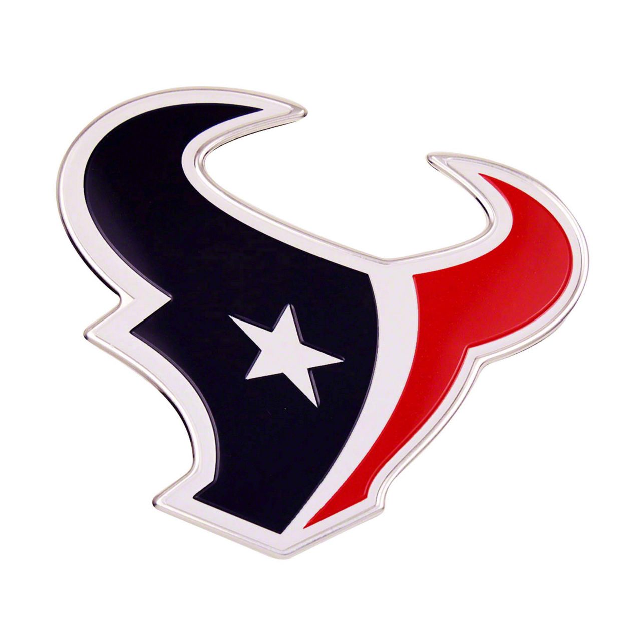 Mustang Houston Texans Embossed Emblem; Navy (Universal; Some ...
