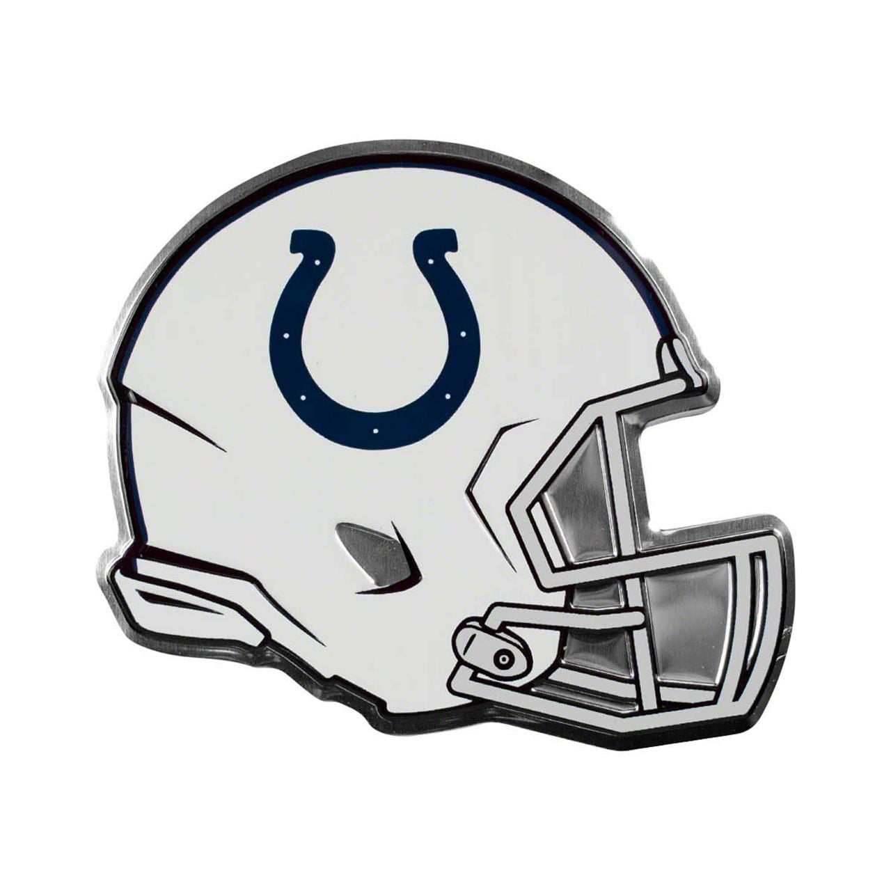Mustang Indianapolis Colts Embossed Helmet Emblem; Blue (Universal ...