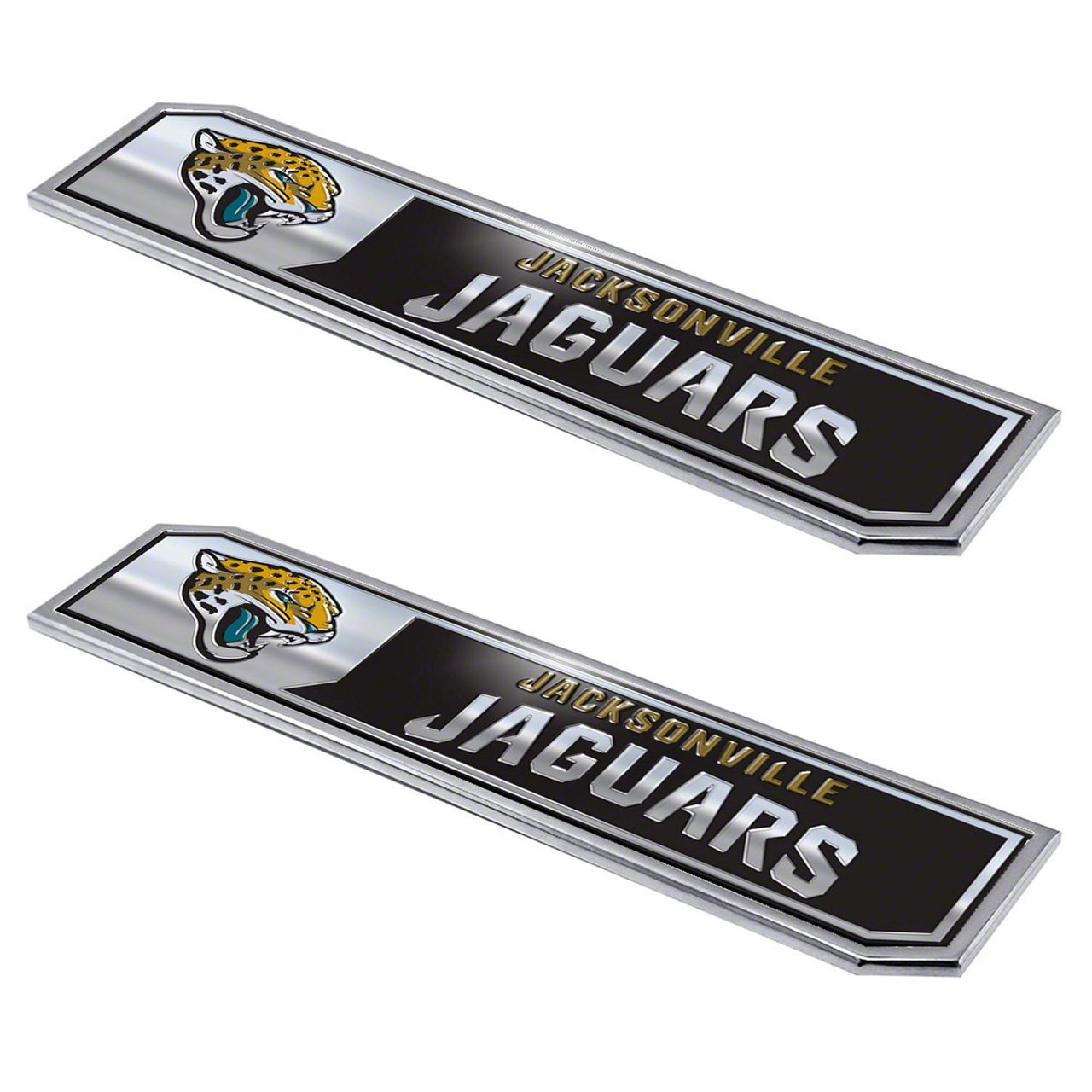 Mustang Jacksonville Jaguars Embossed Emblems; Black (Universal; Some ...