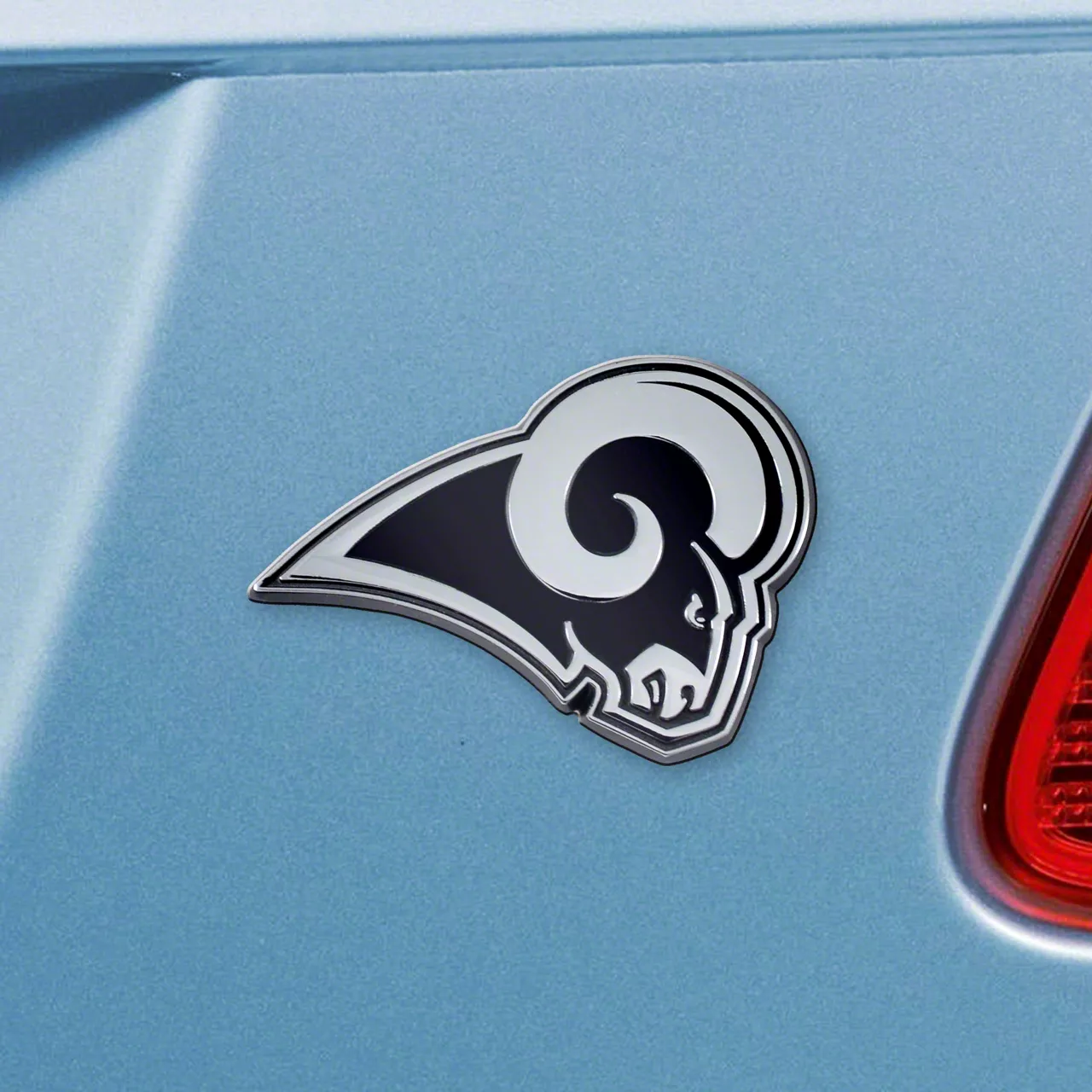 Mustang Los Angeles Rams Emblem; Chrome (Universal; Some Adaptation May ...
