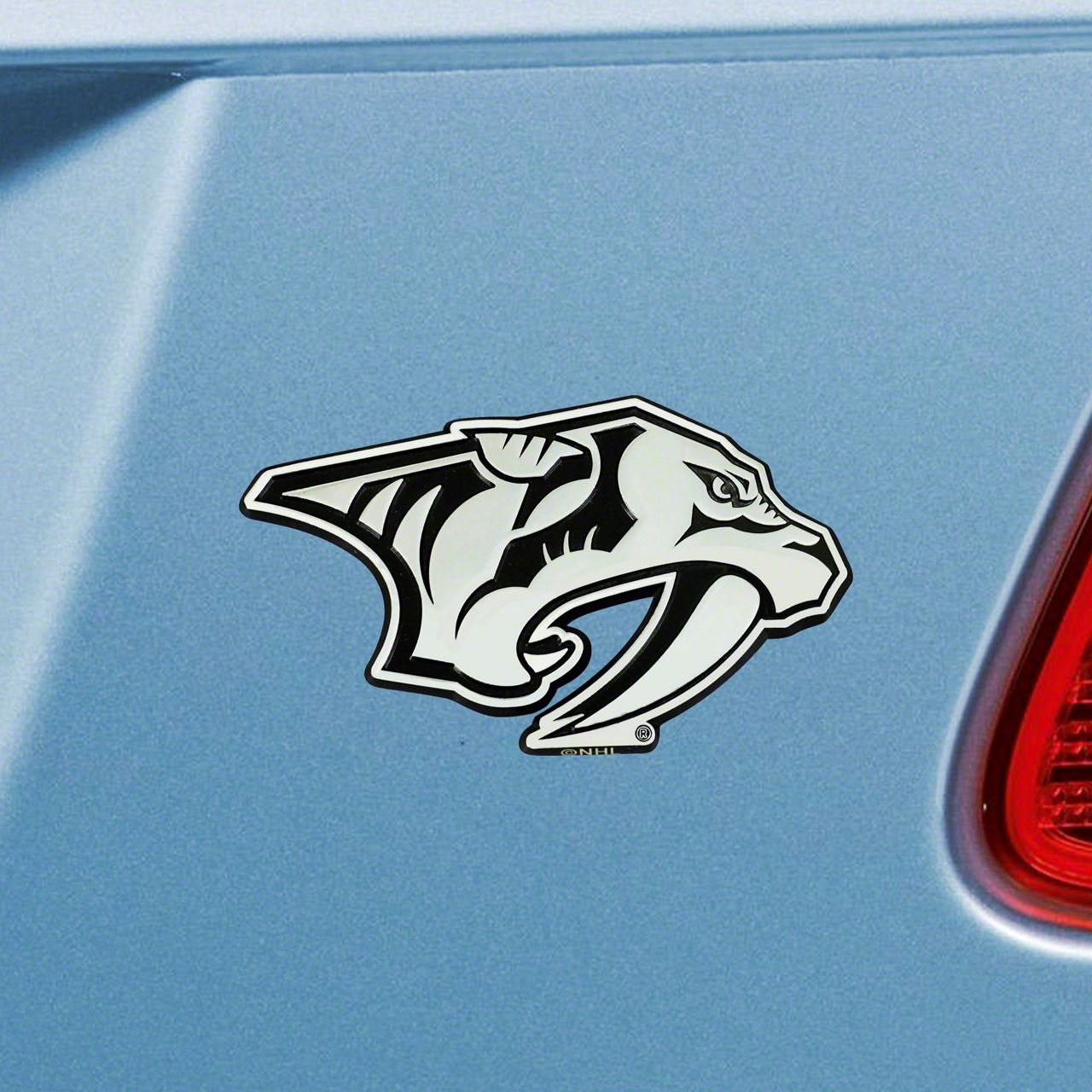 Mustang Nashville Predators Emblem; Chrome (Universal; Some Adaptation ...