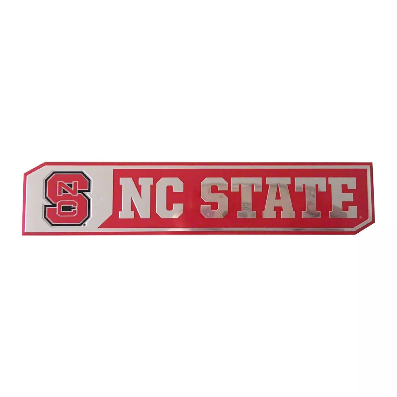 Mustang NC State University Embossed Emblems; Red (Universal; Some ...