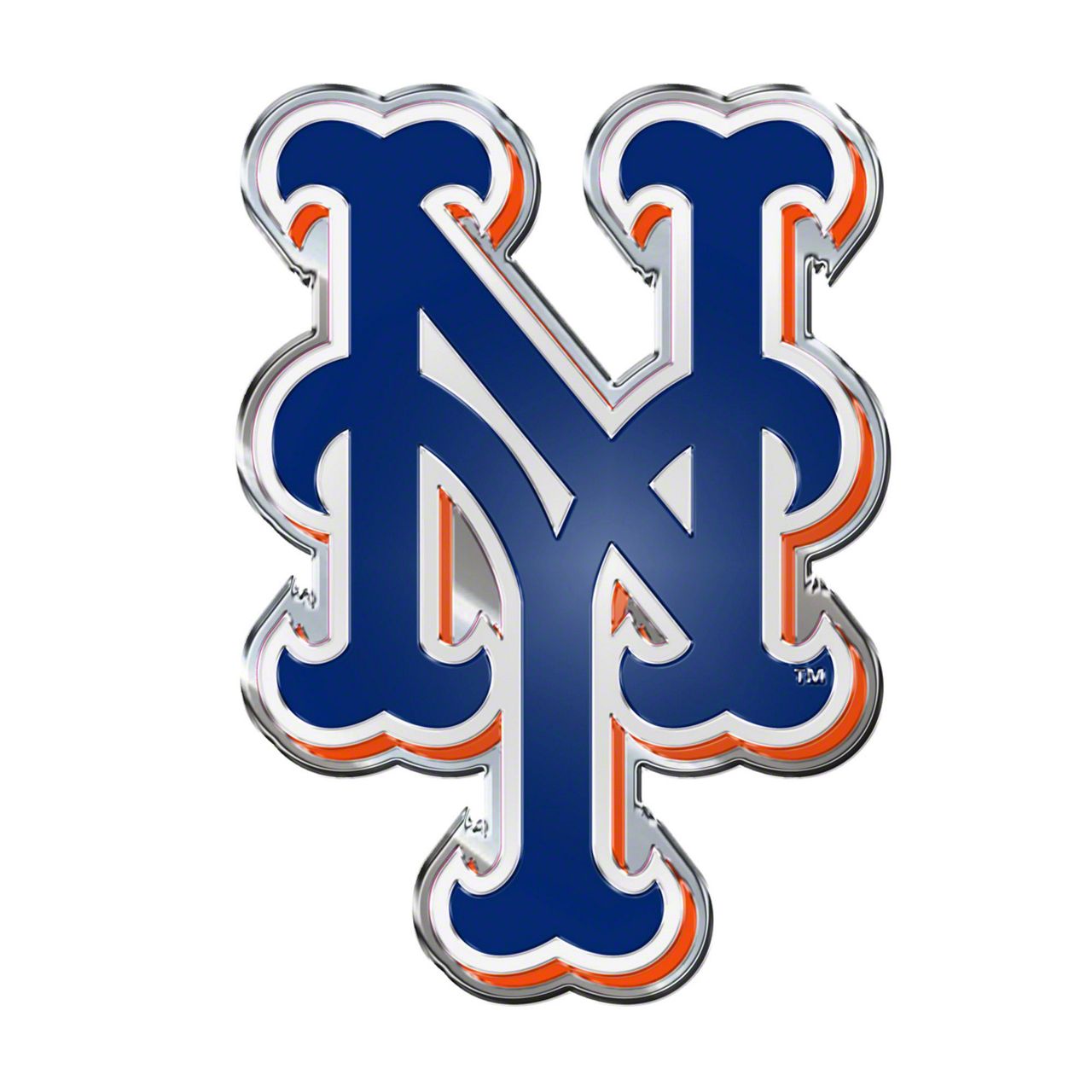 Mustang New York Mets Embossed Emblem; Navy (Universal; Some Adaptation ...