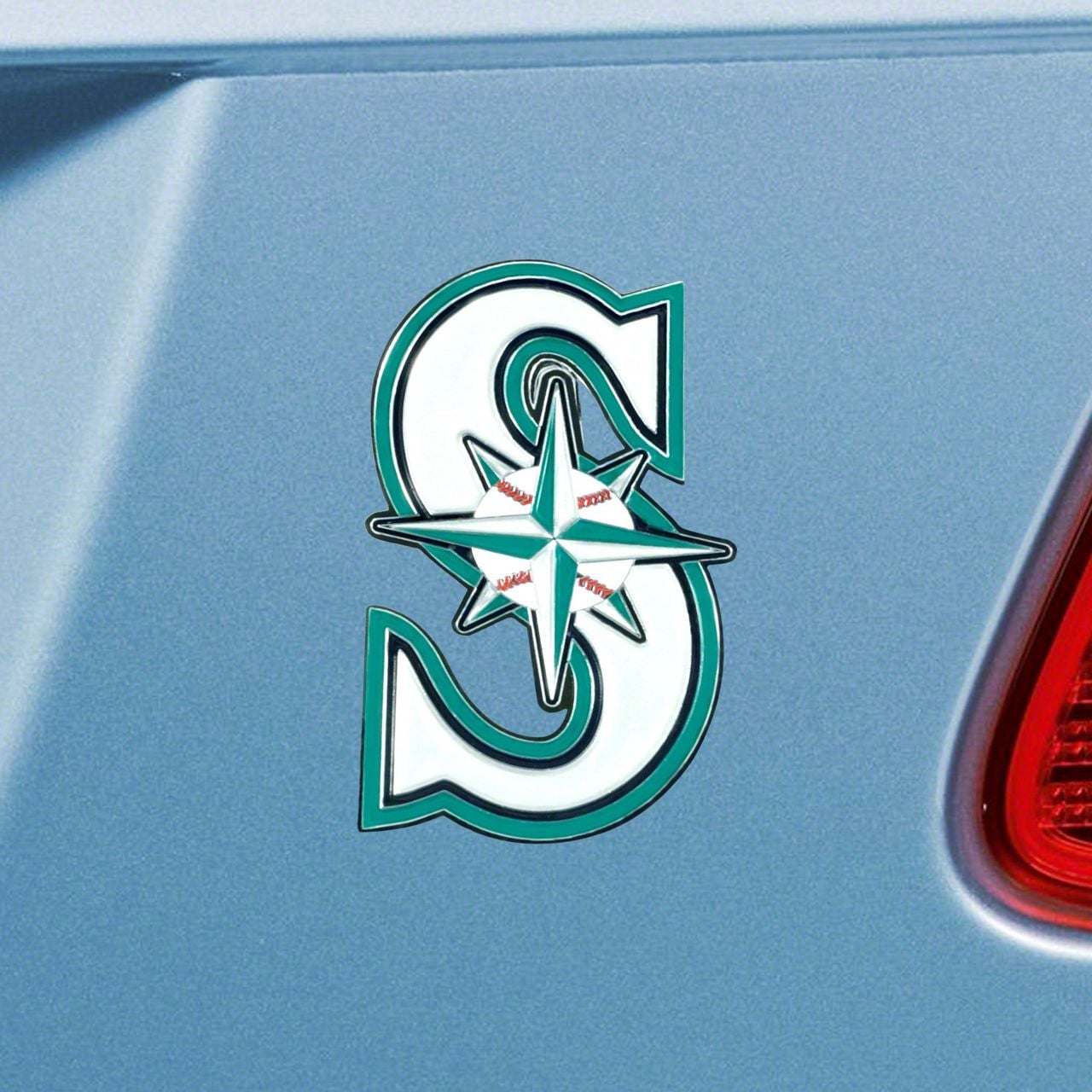 Mustang Seattle Mariners Emblem; Gray (Universal; Some Adaptation May ...