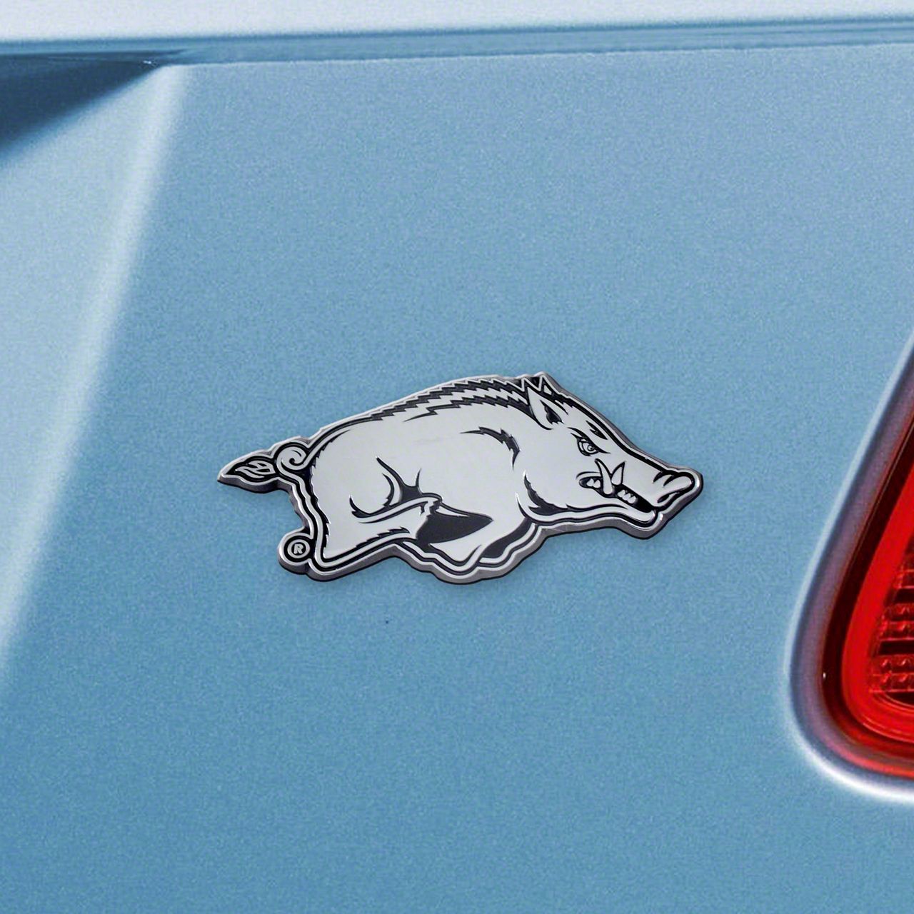 Mustang University of Arkansas Emblem; Chrome (Universal; Some ...