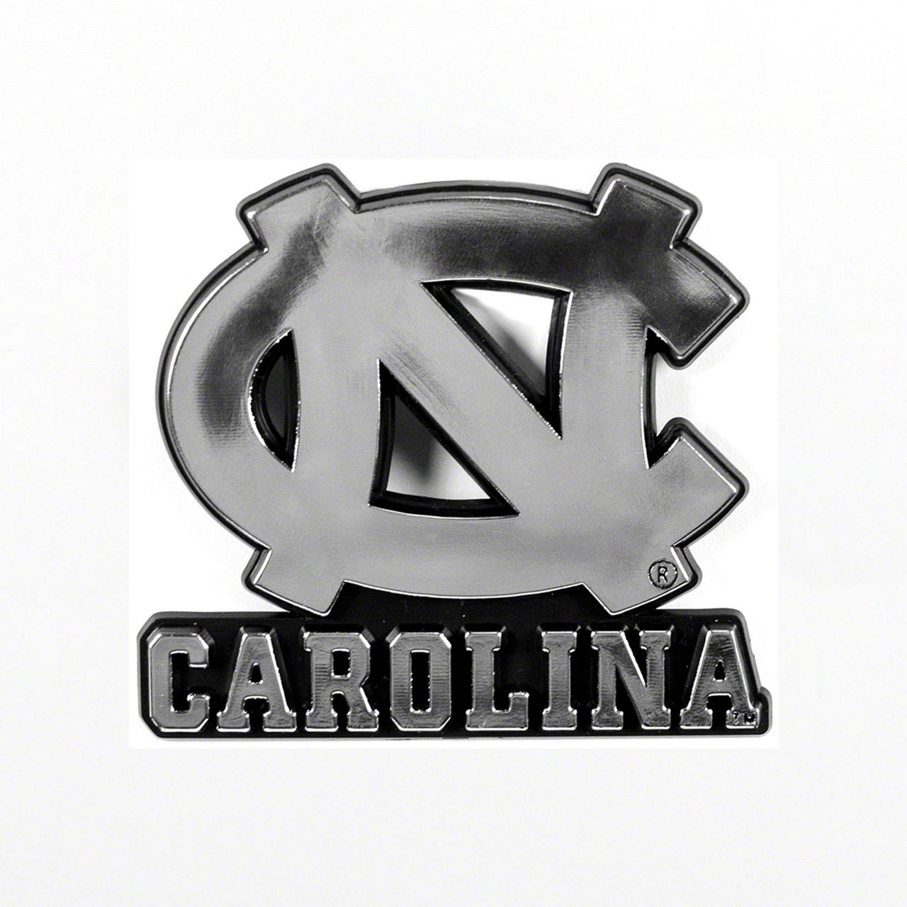 Mustang University of North Carolina Molded Emblem; Chrome (Universal ...