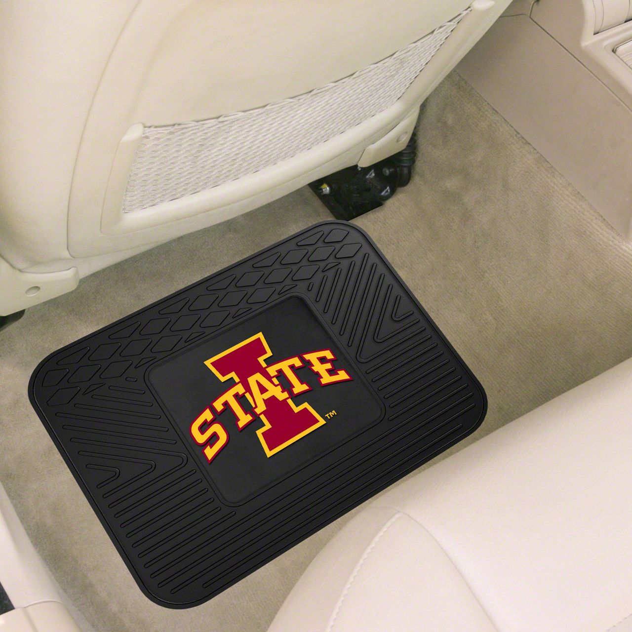 Mustang Utility Mat with Iowa State University Logo; Black (Universal ...