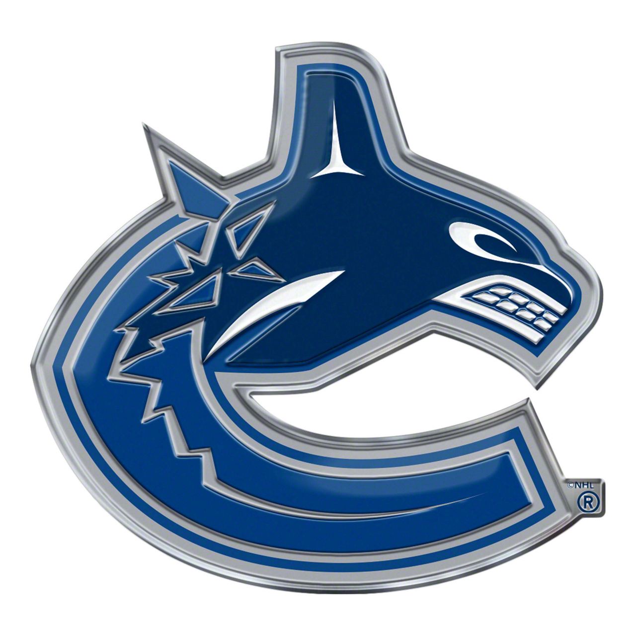 Mustang Vancouver Canucks Embossed Emblem; Royal (Universal; Some ...