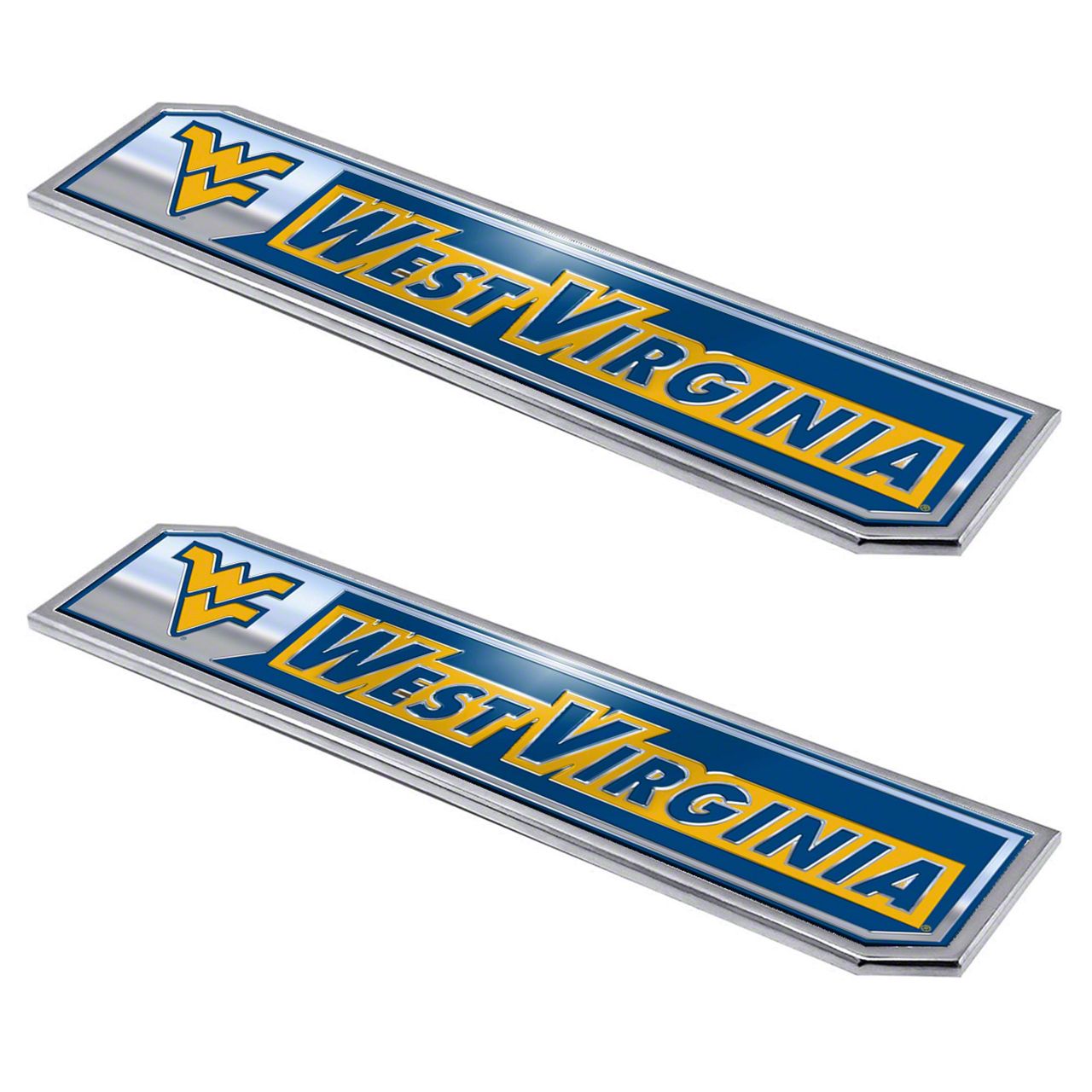 Mustang West Virginia University Embossed Emblems; Blue (Universal ...