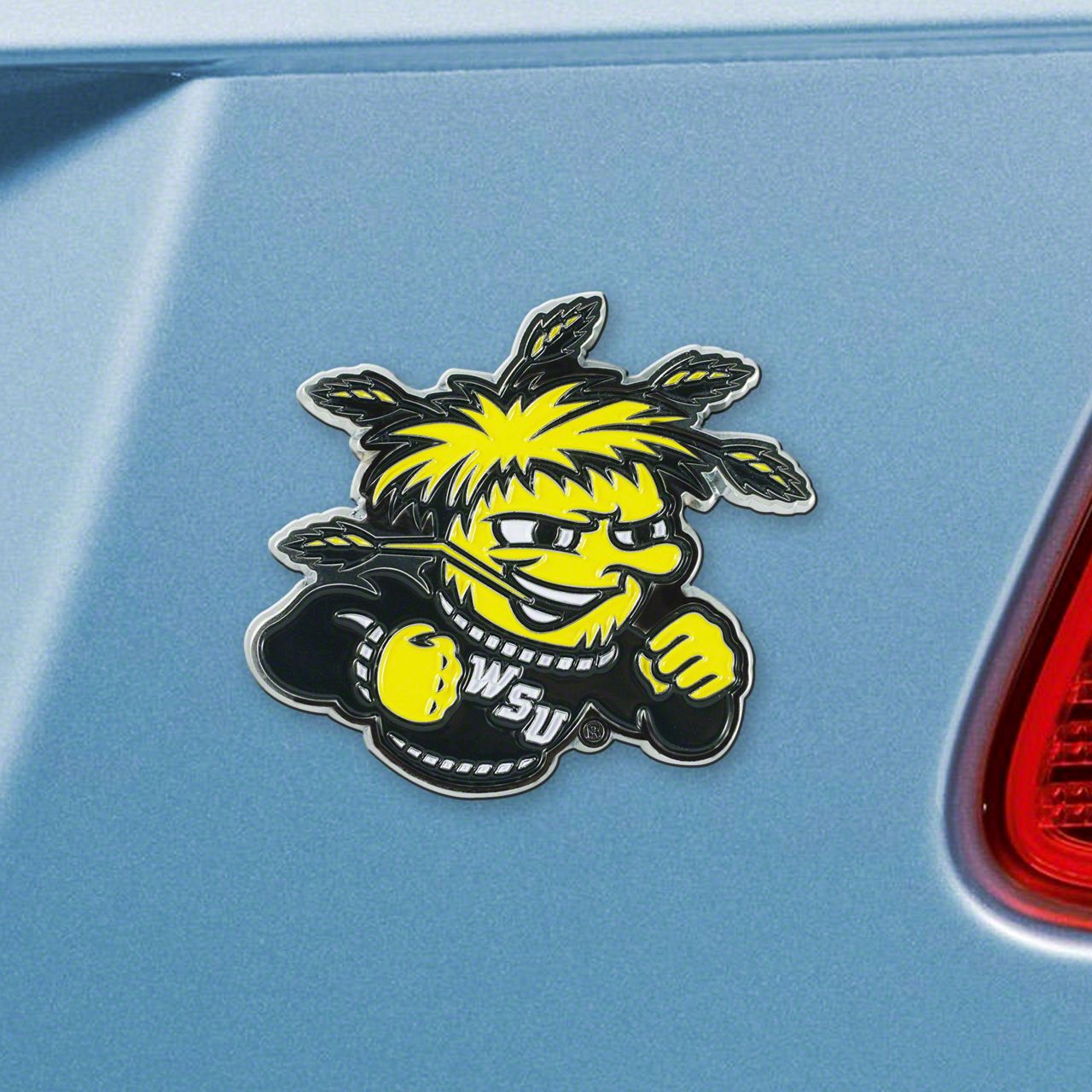 Mustang Wichita State University Emblem; Yellow (Universal; Some ...