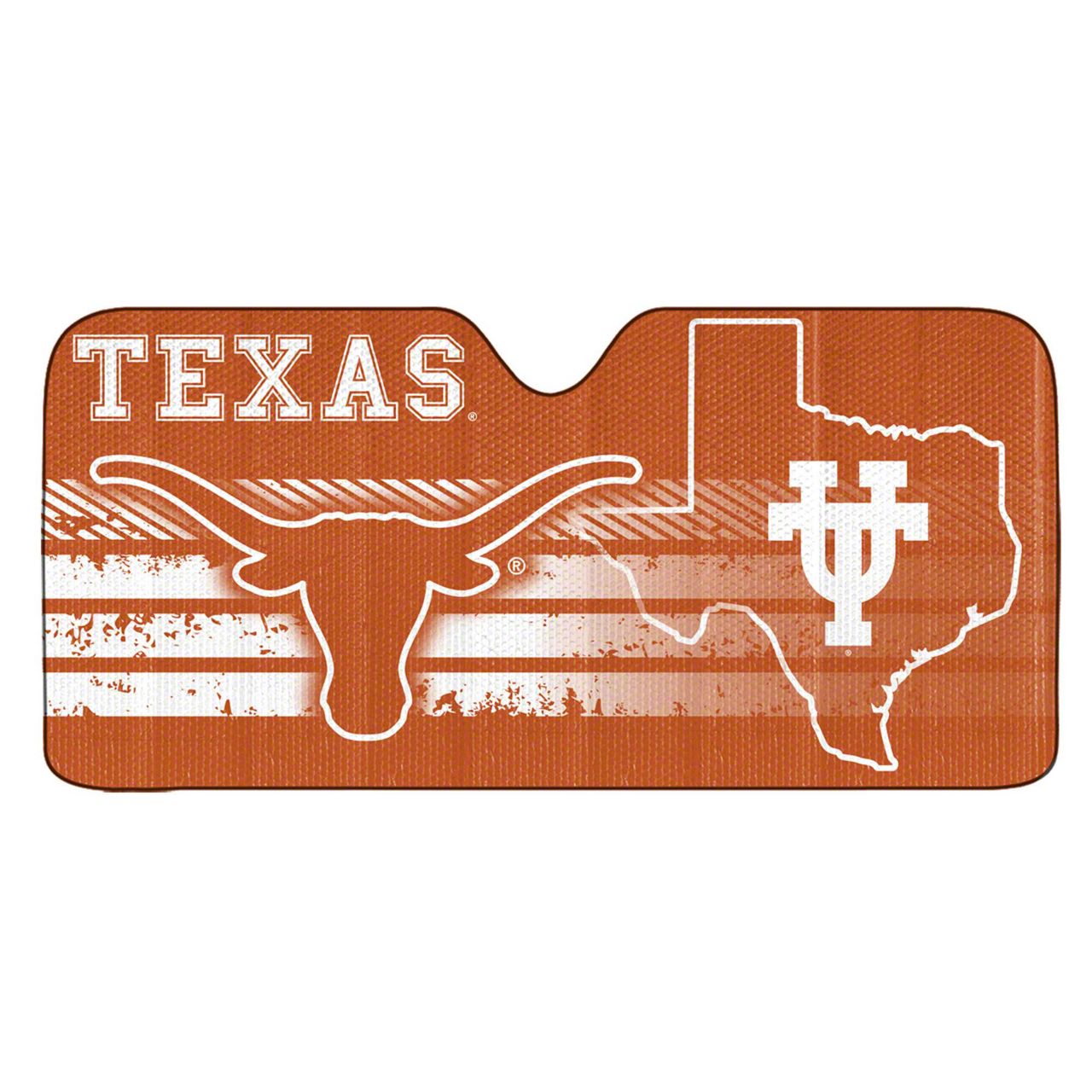 Mustang Windshield Sun Shade with University of Texas Logo; Orange ...
