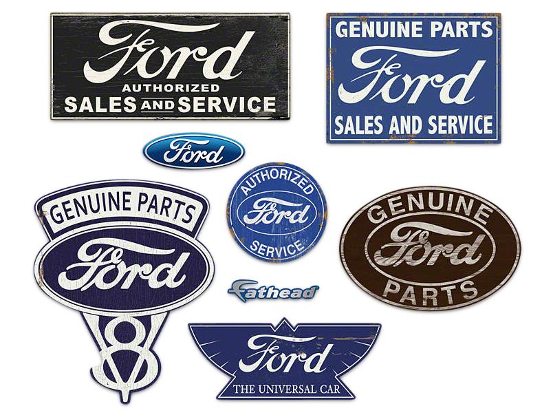 Fathead Mustang Ford Garage Signs Wall Decals 1055-00009