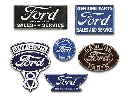 Fathead Mustang Ford Garage Signs Wall Decals 1055-00009