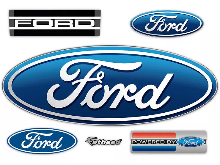 Fathead Mustang Ford Oval Wall Decals 1055-00003