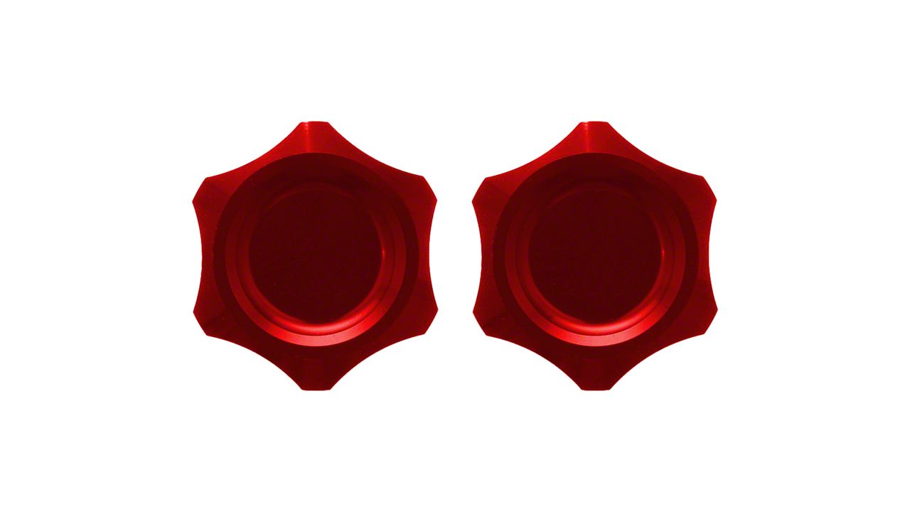 Fathouse Performance Mustang Billet AC Line Cap Kit; Red FP-ACCK-RED ...