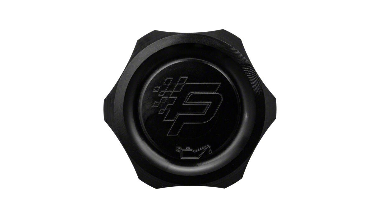 Fathouse Performance Mustang Billet Oil Cap; Black FP-OC-BLK-G1 (11-17 ...