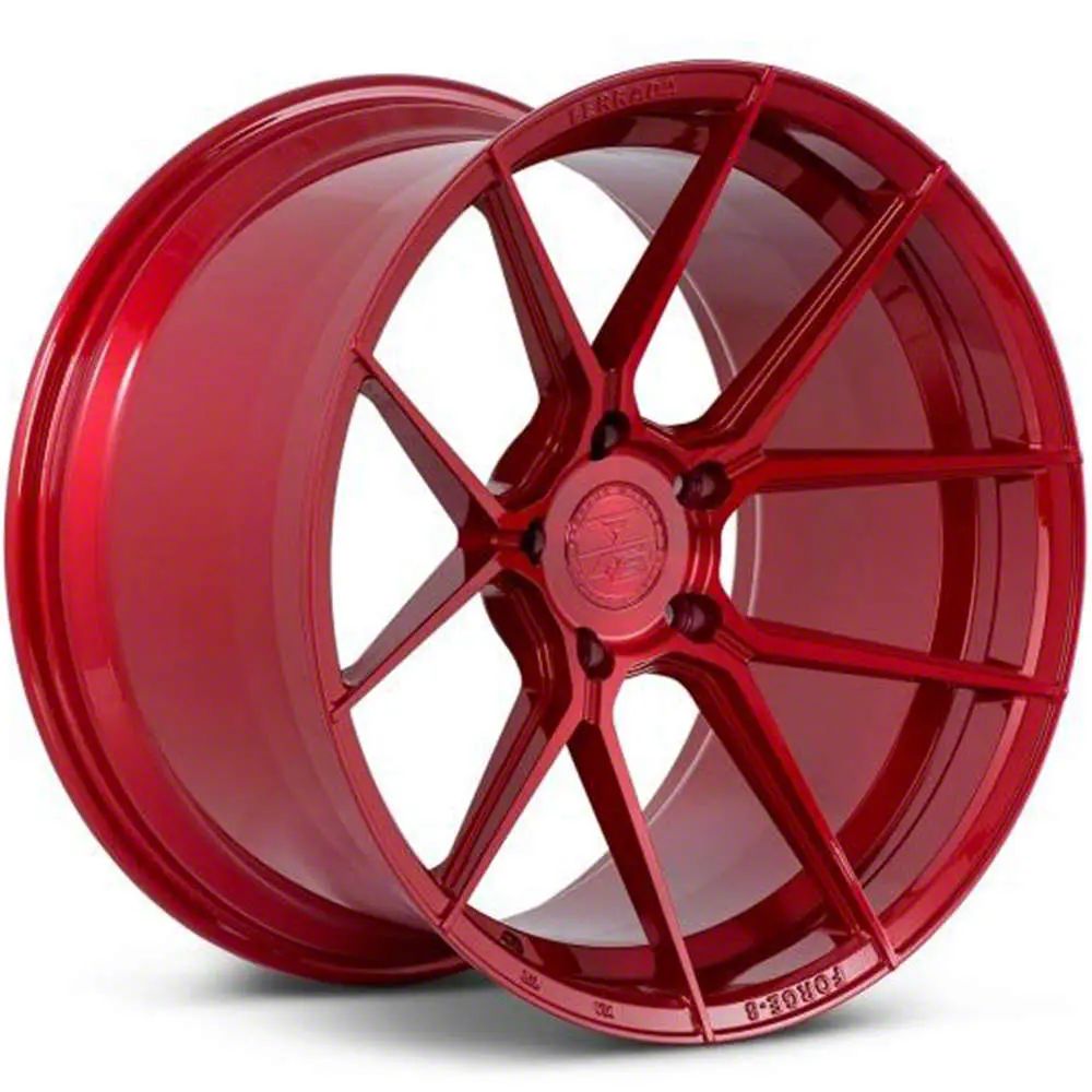 Ferrada Wheels Camaro F8-FR8 Brushed Rouge Wheel; 20x10; 25mm Offset ...