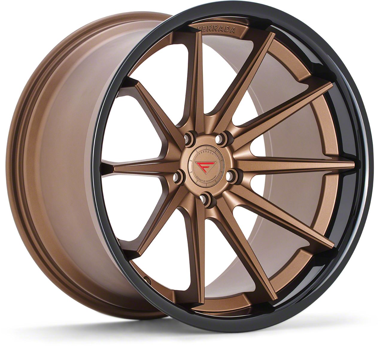 Ferrada Wheels Challenger FR4 Matte Bronze with Gloss Black Lip Wheel ...