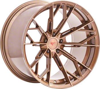 Ferrada Wheels Corvette F8-FR11 Brushed Cobre Wheel; Rear Only; 20x11 ...