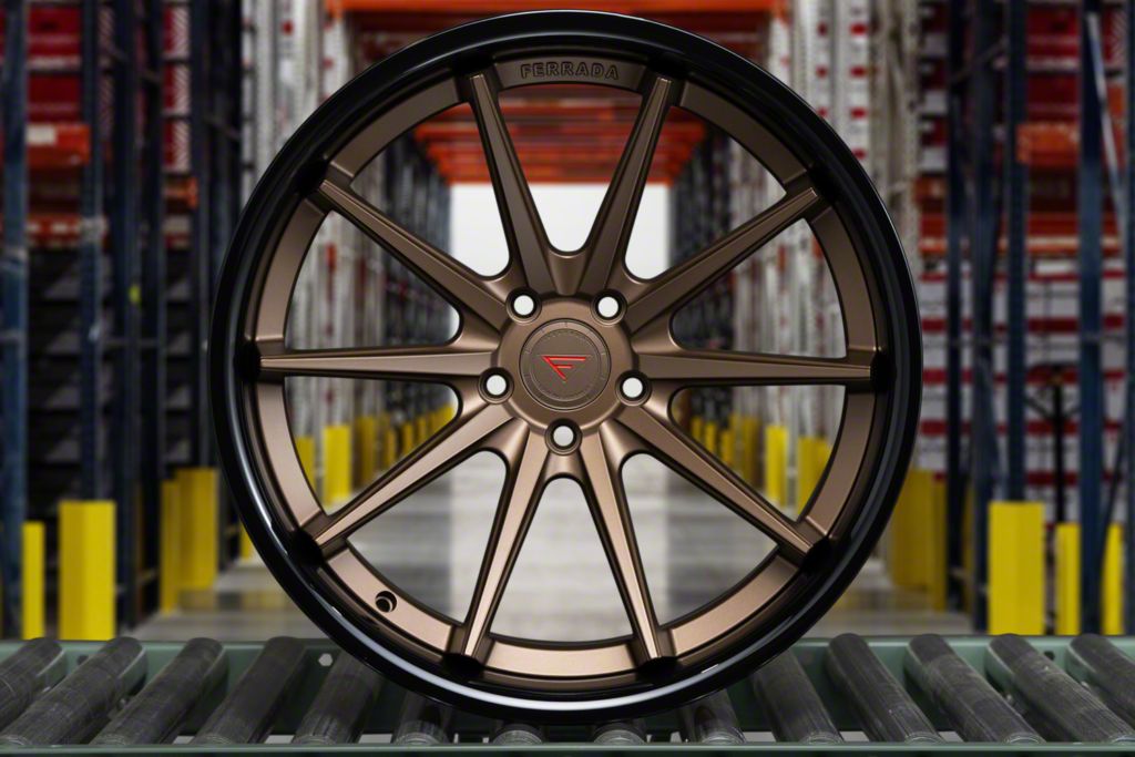 Ferrada Wheels Mustang FR4 Matte Bronze with Gloss Black Lip Wheel ...