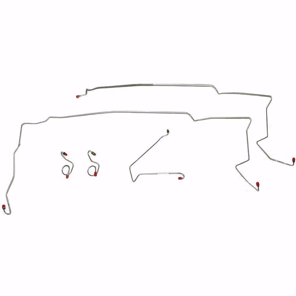 Fine Lines Mustang Complete Brake Line Kit; Steel CBK0180OM (84-86 ...