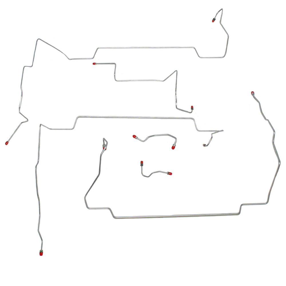Fine Lines Mustang Front Brake Line Kit; Stainless ZKT9901SS (99-04 ...