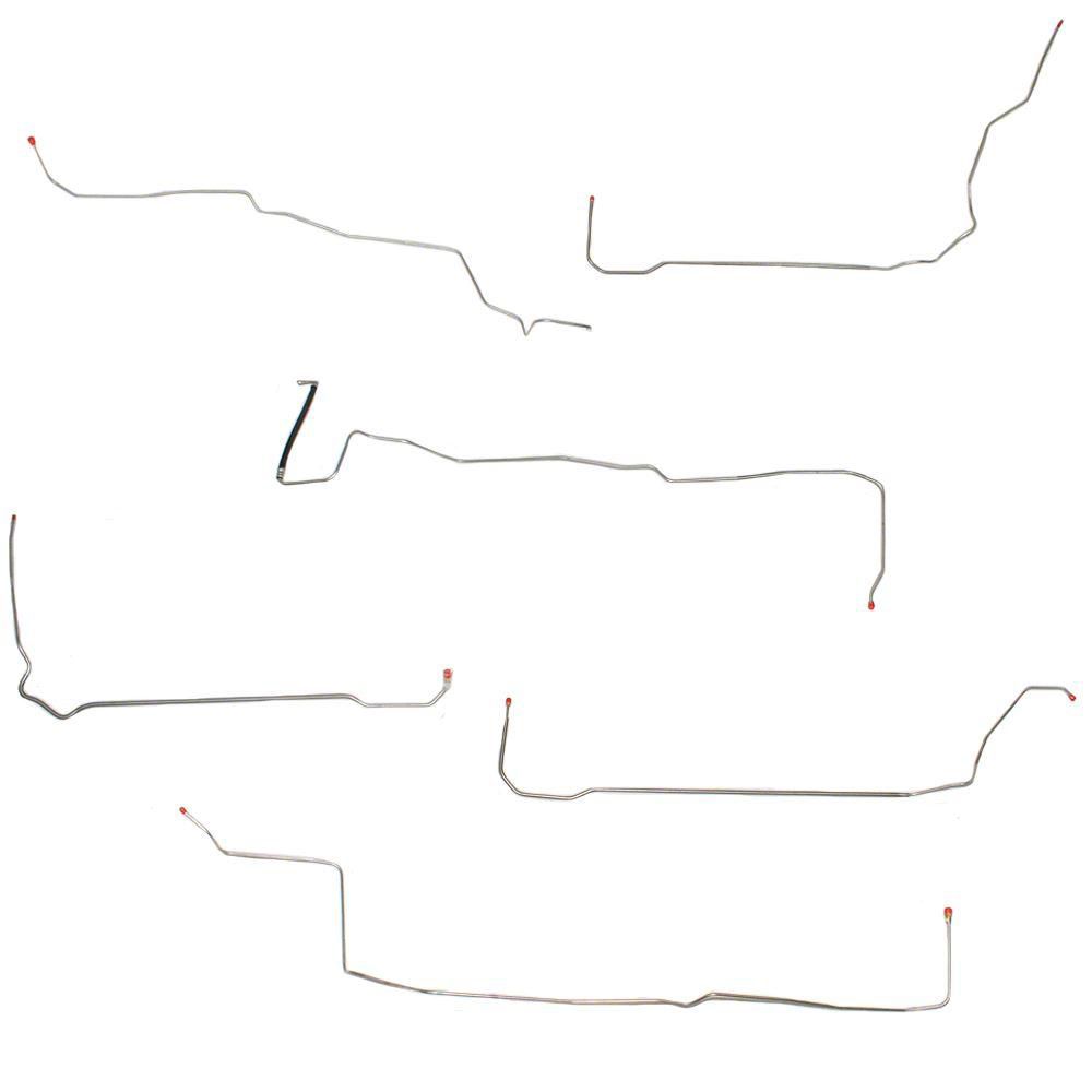 Fine Lines Mustang Fuel Line Kit; Stainless ZGL9604SS (96-98 Mustang GT ...