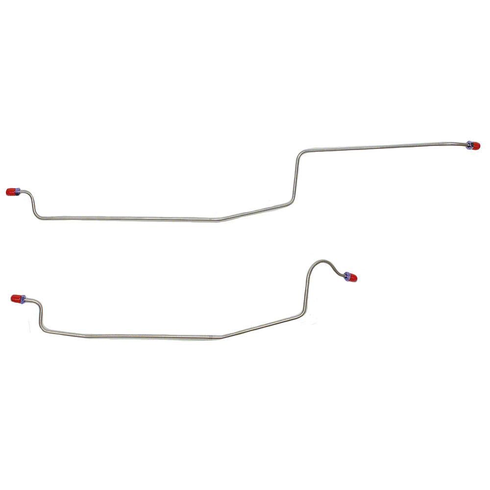 Fine Lines Mustang Rear Axle Brake Lines; Stainless ZRA8401SS (84-86 ...