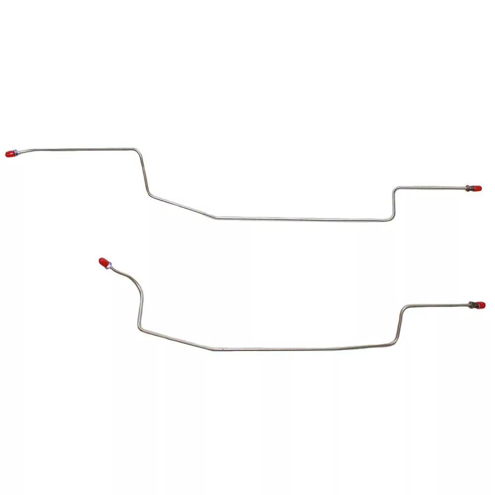 Fine Lines Mustang Rear Axle Brake Lines; Steel ZRA8601OM (86-93 ...