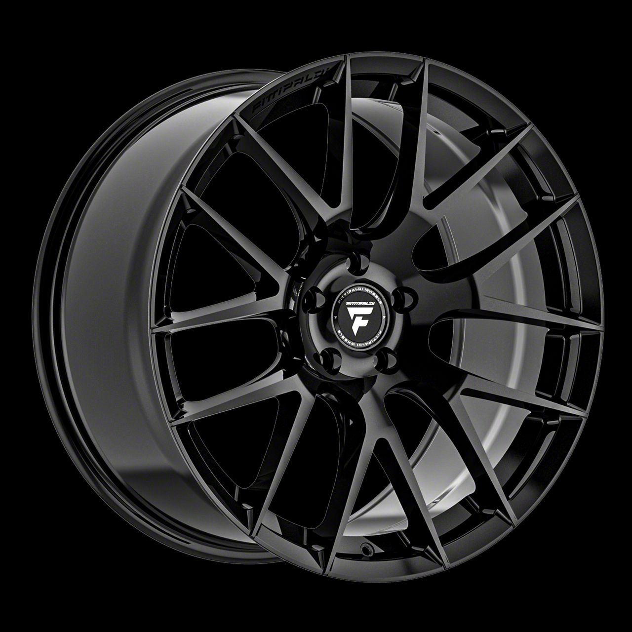 Fittipaldi Camaro 360 Gloss Black Wheel; 20x10; 37mm Offset 360B ...