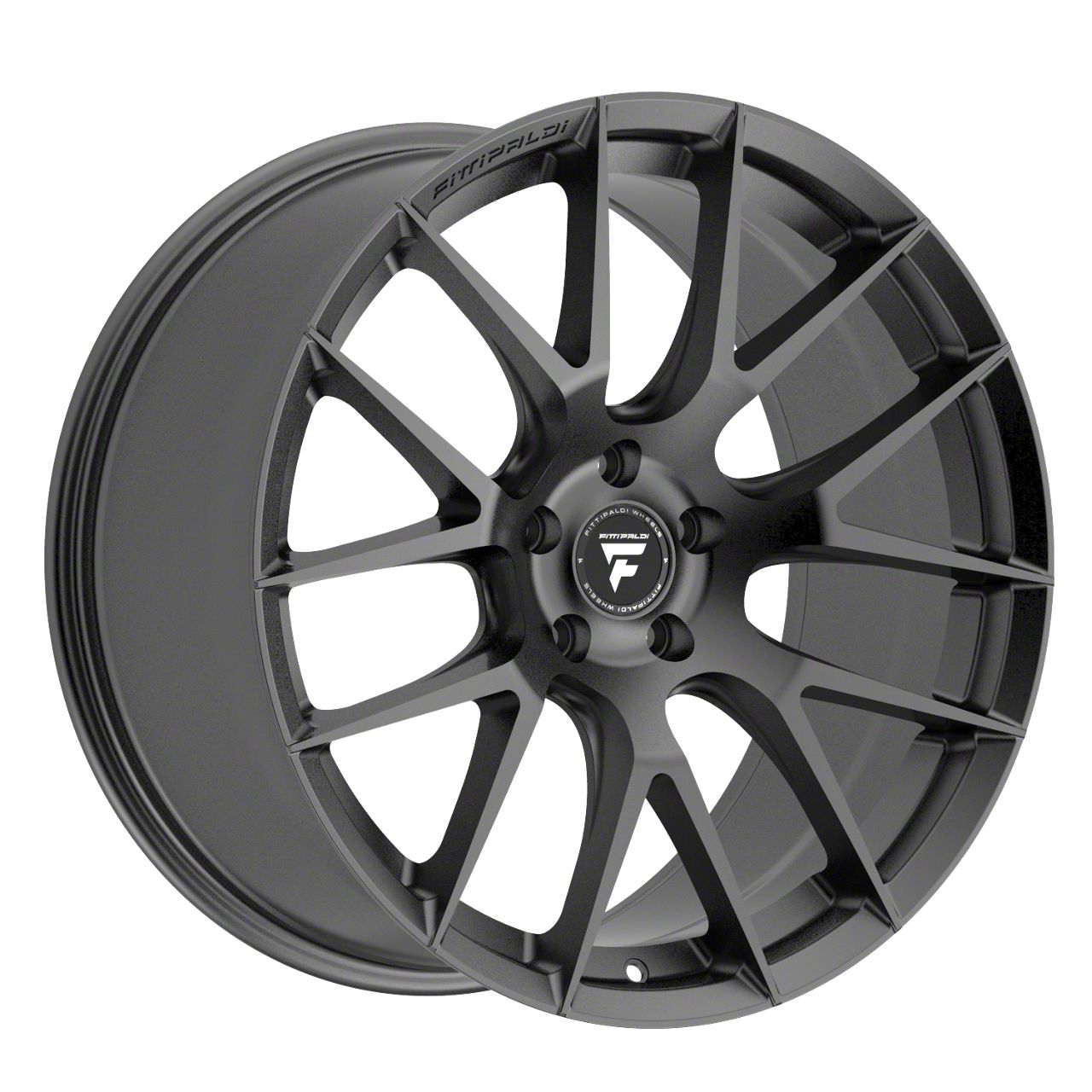 Fittipaldi Challenger FS360 Gloss Graphite Wheel; Rear Only; 20x10 ...