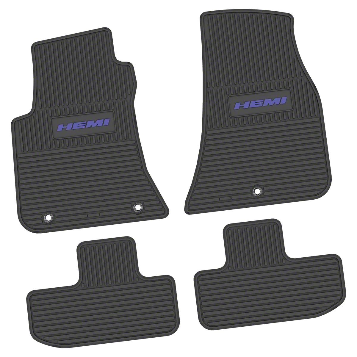 Challenger Factory Floorpan Fit Custom Vintage Scene Front and Rear ...