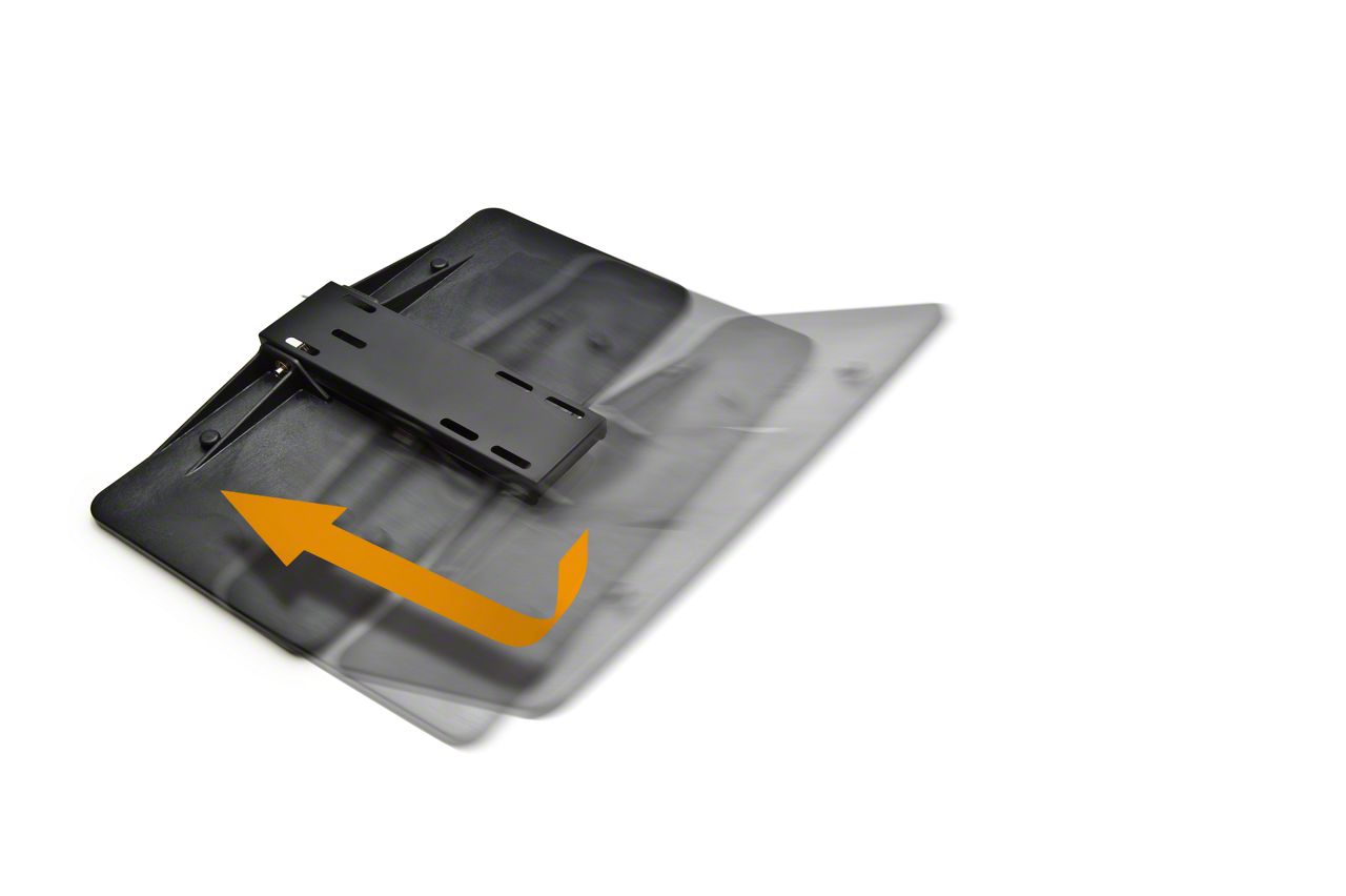 SpeedForm Mustang Flip Down License Plate Holder; Manual 64501 ...